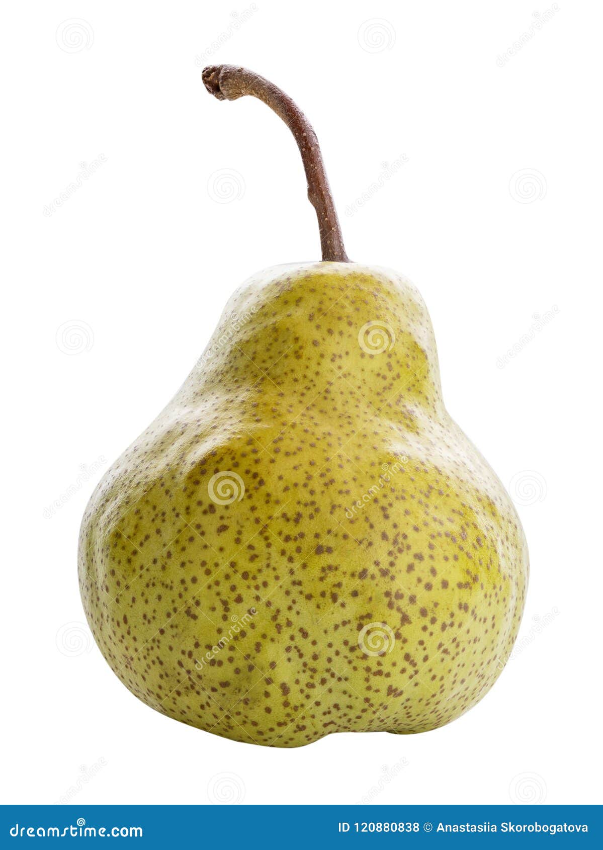 Fresh Pear Isolated on White Background. Clipping Path Stock Photo ...
