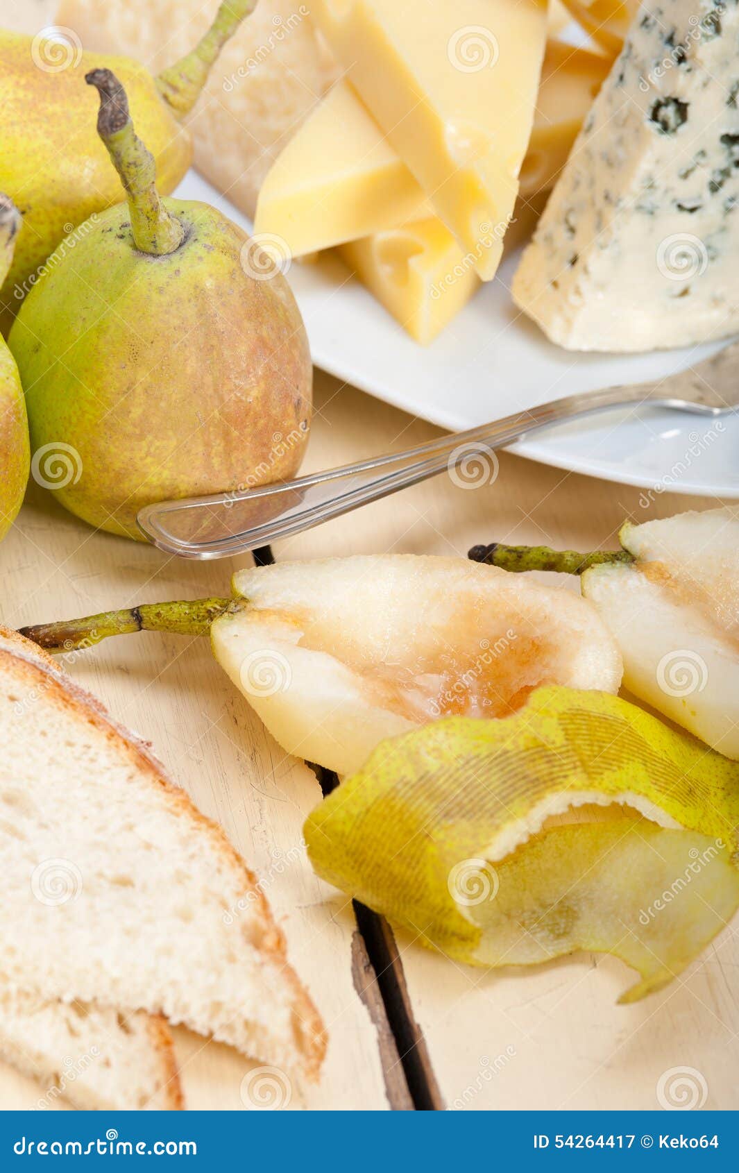 Fresh pears and cheese stock image. Image of lunch, organic - 54264417