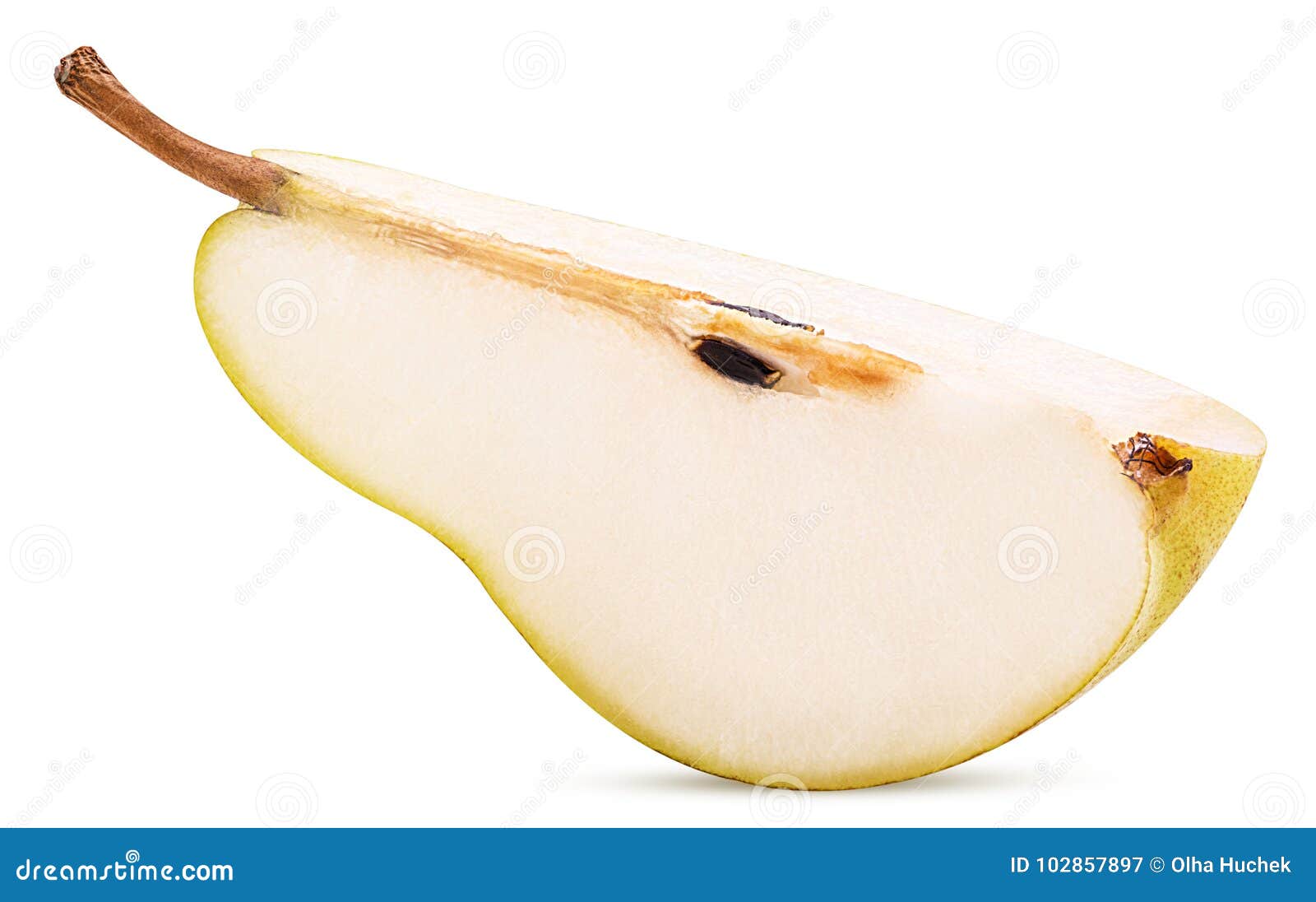 Fresh pears slice stock image. Image of white, food - 102857897