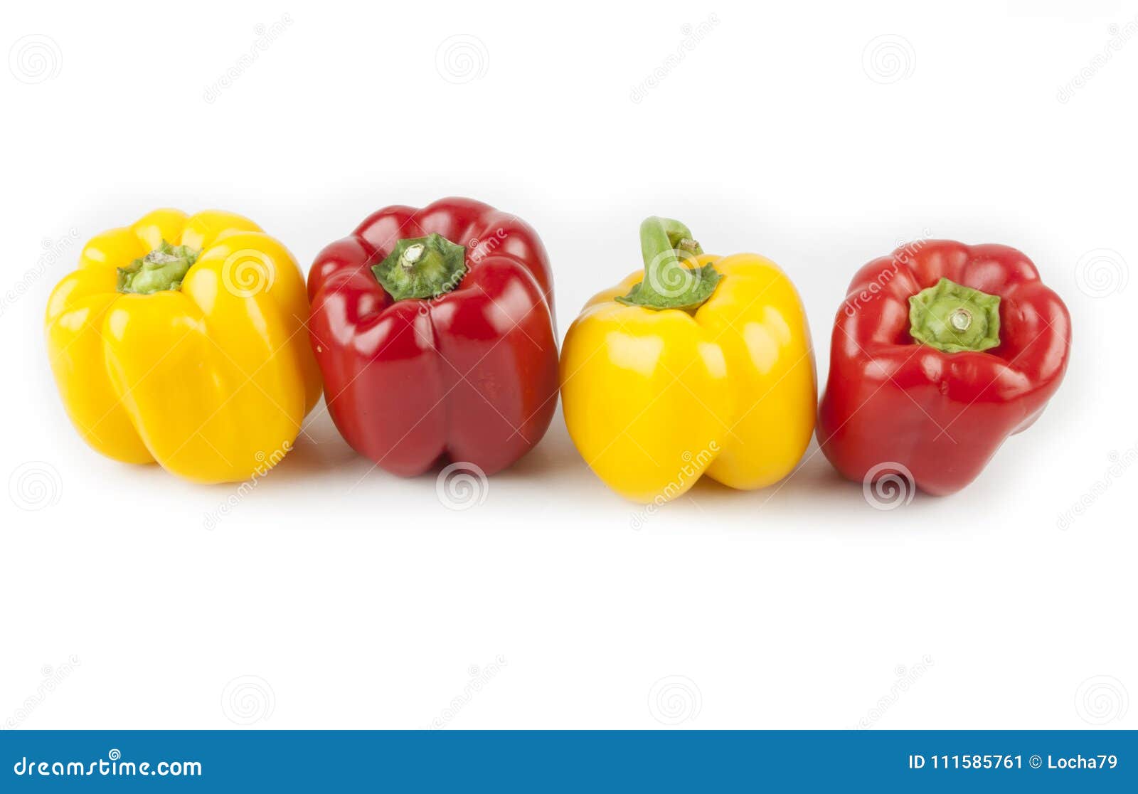 Fresh Pepper on a White Background Stock Image - Image of vegetables ...