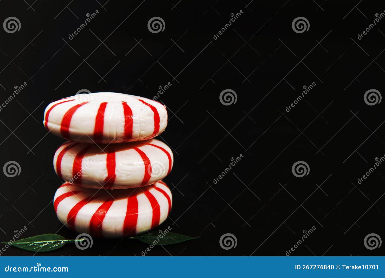 Fresh Peppermint Candy Stacked Hard Candy Stock Photo - Image of ...