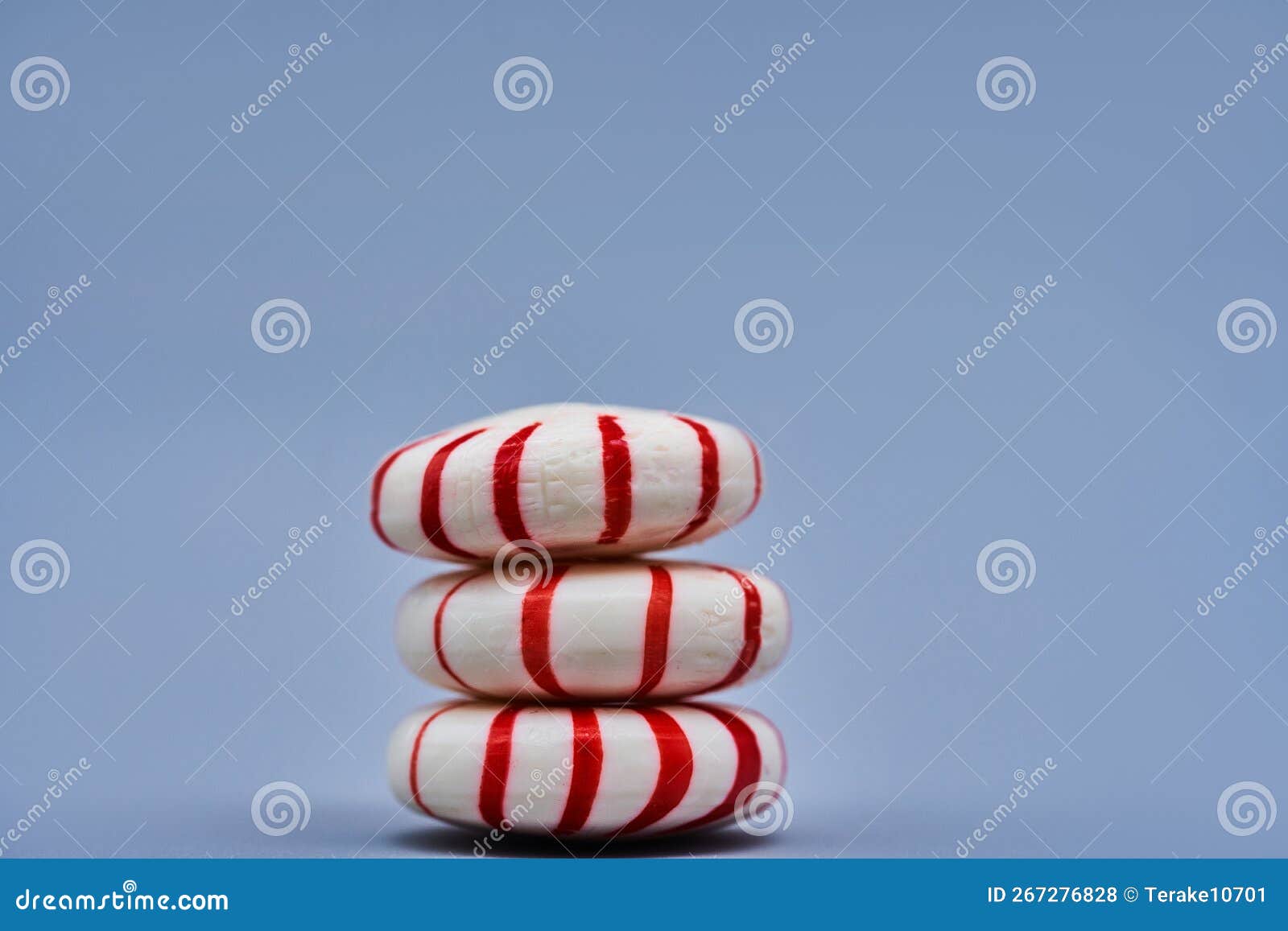 Fresh Peppermint Candy Stacked Hard Candy Stock Photo - Image of light ...