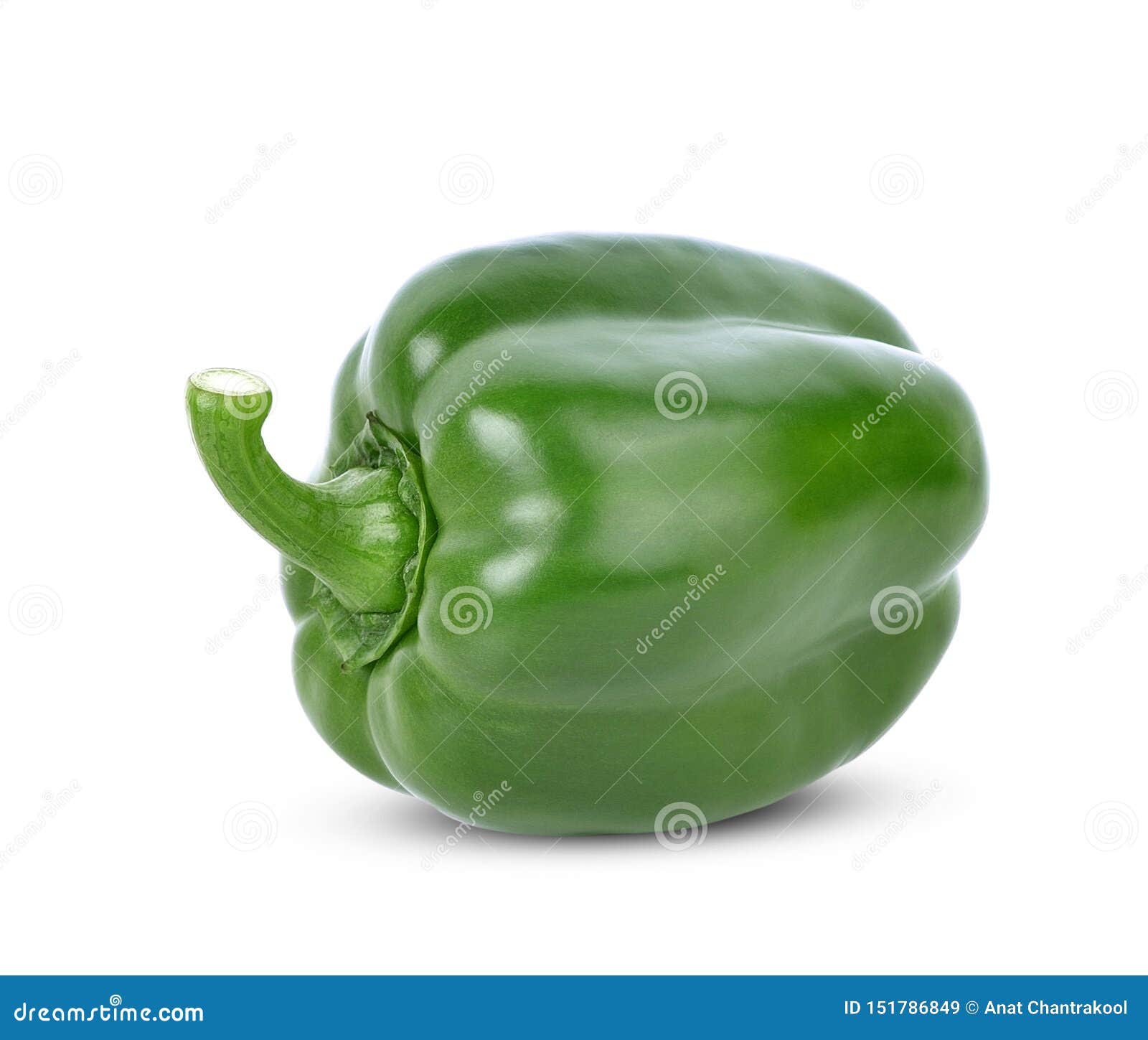 Fresh Peppers Isolated on White Background Stock Image - Image of ...