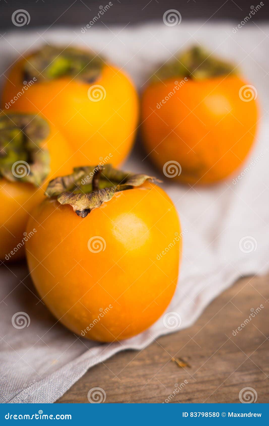 Fresh persimmon fruit stock photo. Image of orange, exotic - 83798580