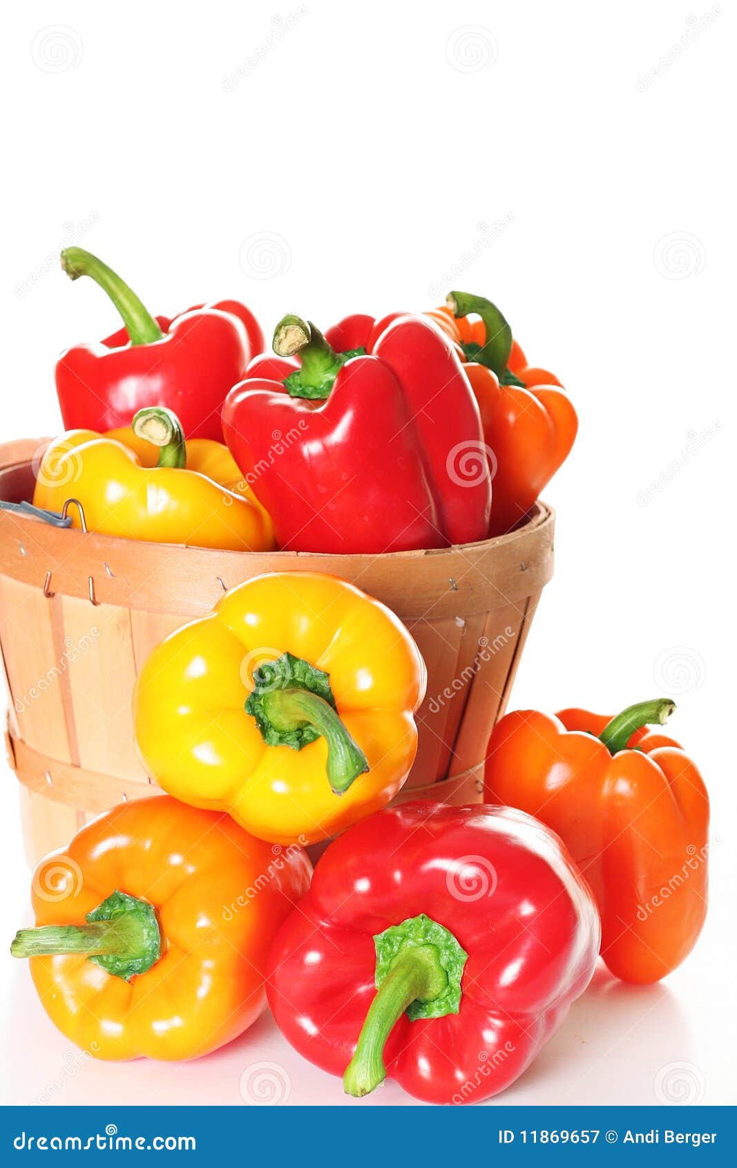 Fresh Picked Peppers from Garden Stock Image - Image of healthy ...