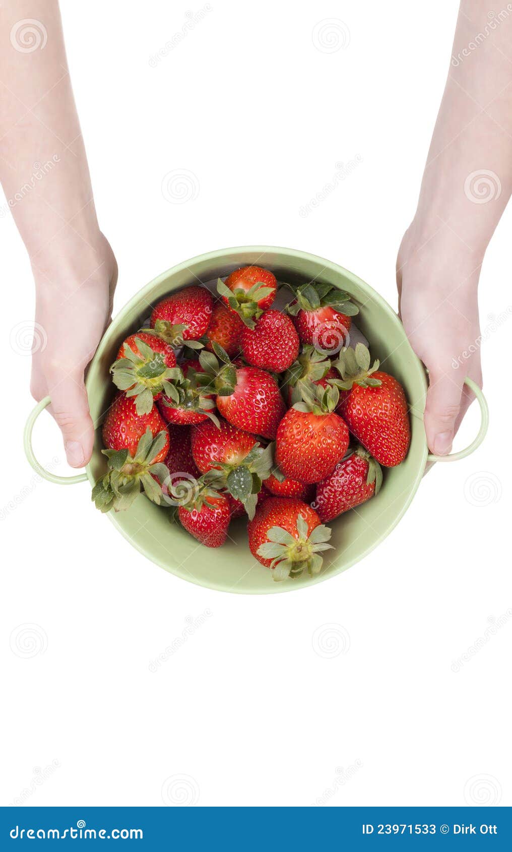 Fresh picked strawberries stock image. Image of fruit - 23971533