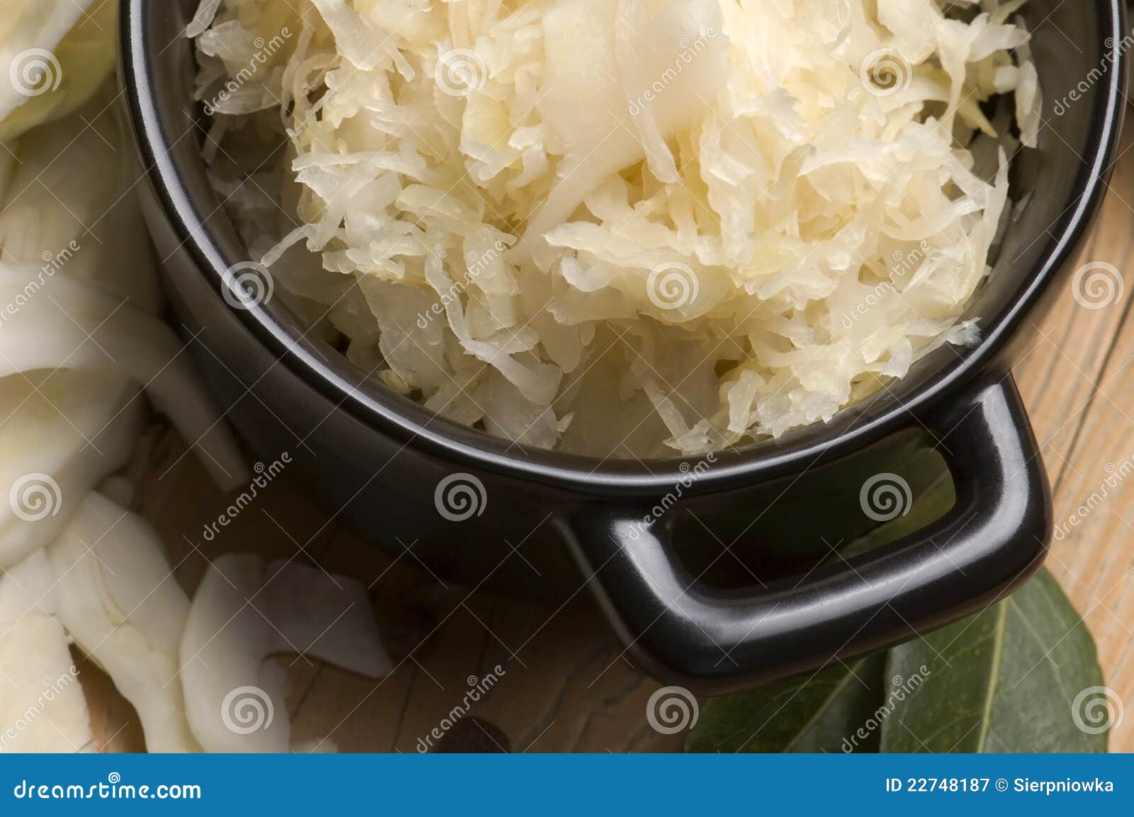 Fresh Pickled Cabbage - Polish Sauerkraut Stock Image - Image of ...