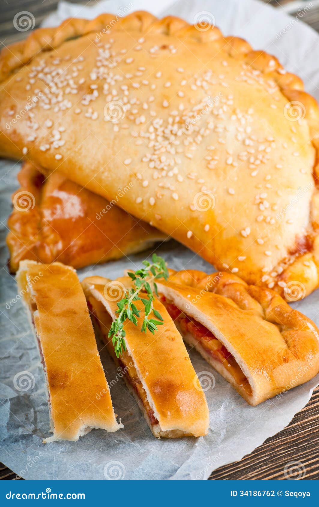 Fresh pies stock photo. Image of breakfast, fried, snack - 34186762