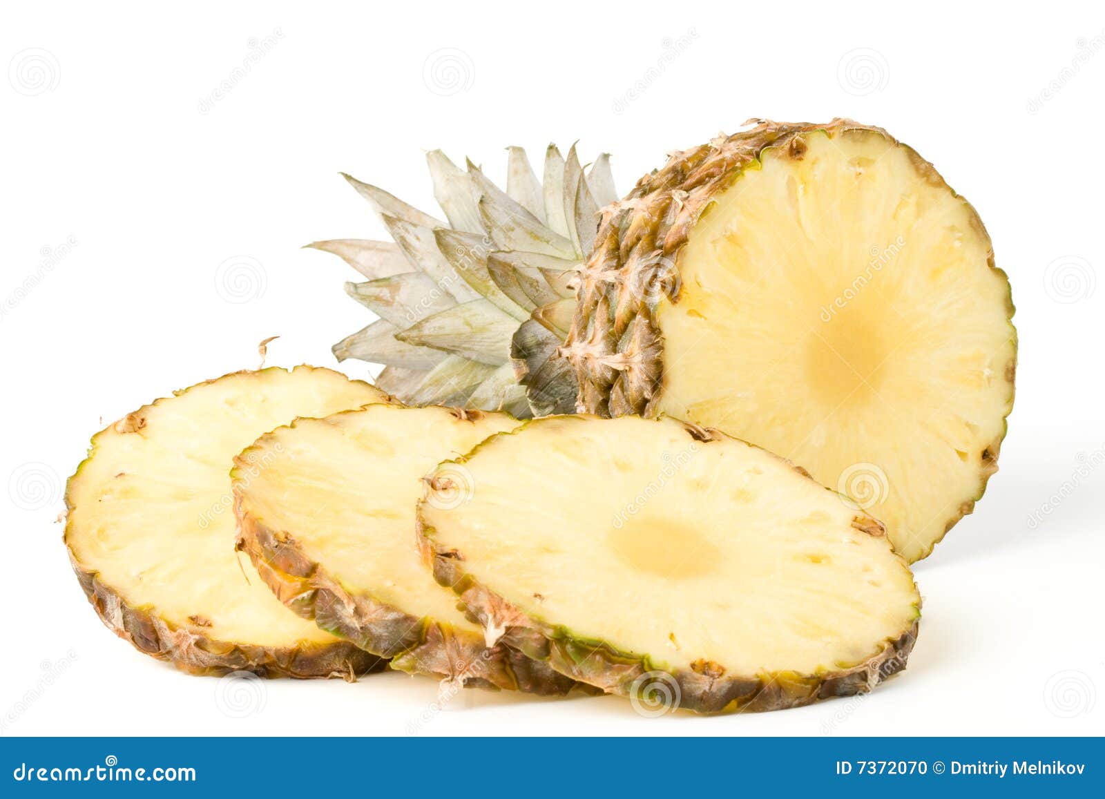 Fresh pineapple stock photo. Image of studio, meal, edible - 7372070
