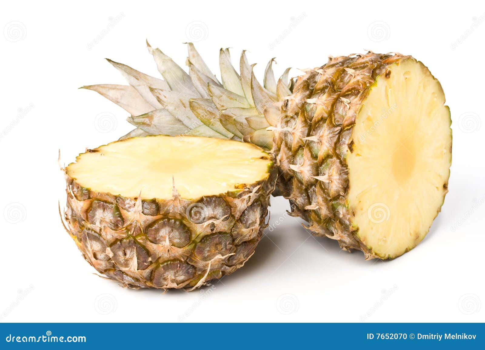 Fresh pineapple stock photo. Image of white, closeup, healthy - 7652070