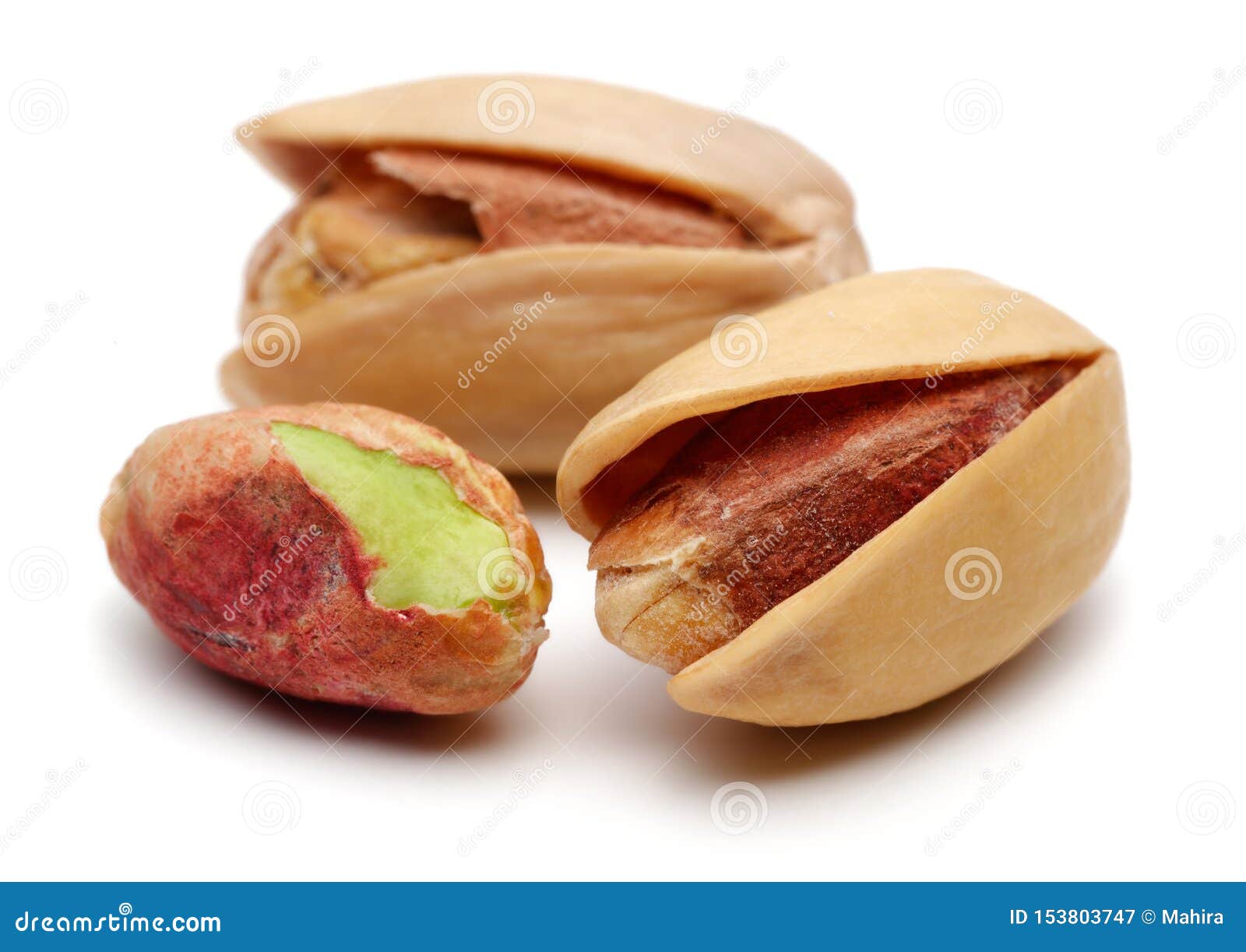 Fresh Pistachio Nuts Isolated on White Stock Image - Image of healthy ...