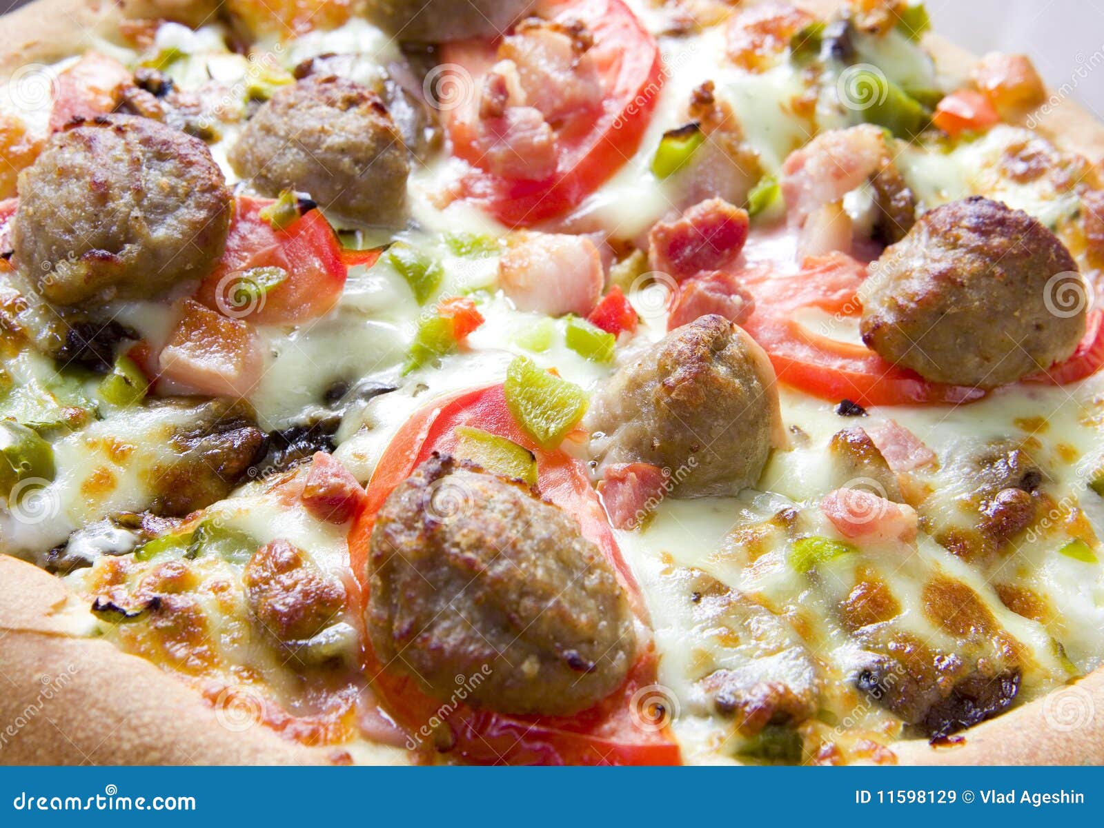 Fresh pizza stock image. Image of cheese, cuisine, crust - 11598129