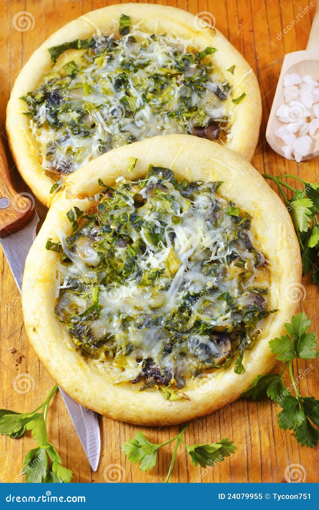 Fresh pizza stock image. Image of food, basil, organic - 24079955