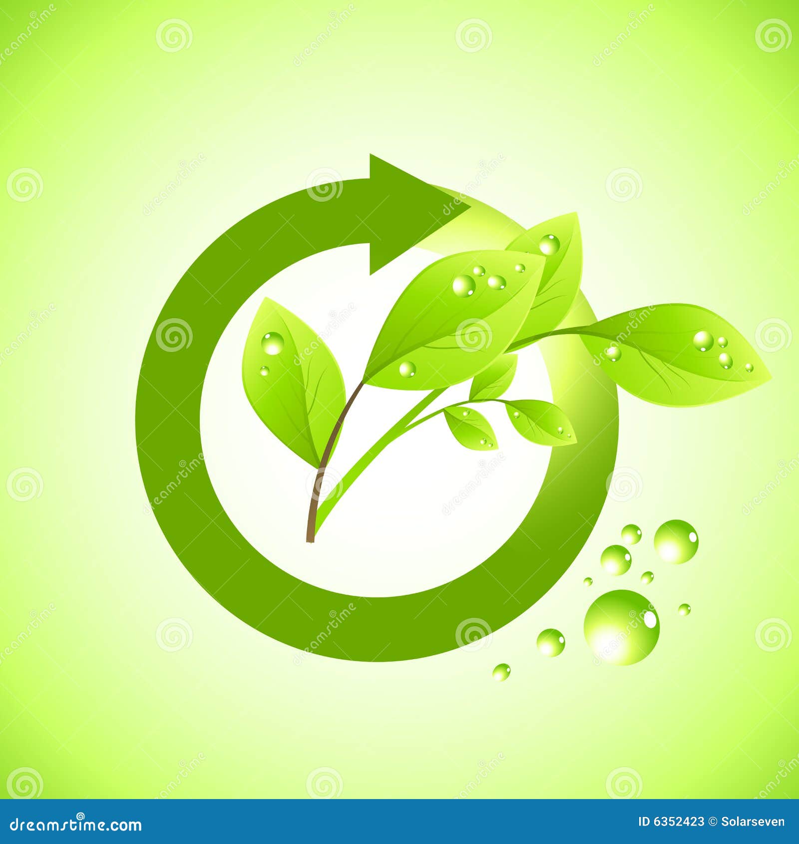 Fresh plant Icon stock illustration. Illustration of green - 6352423