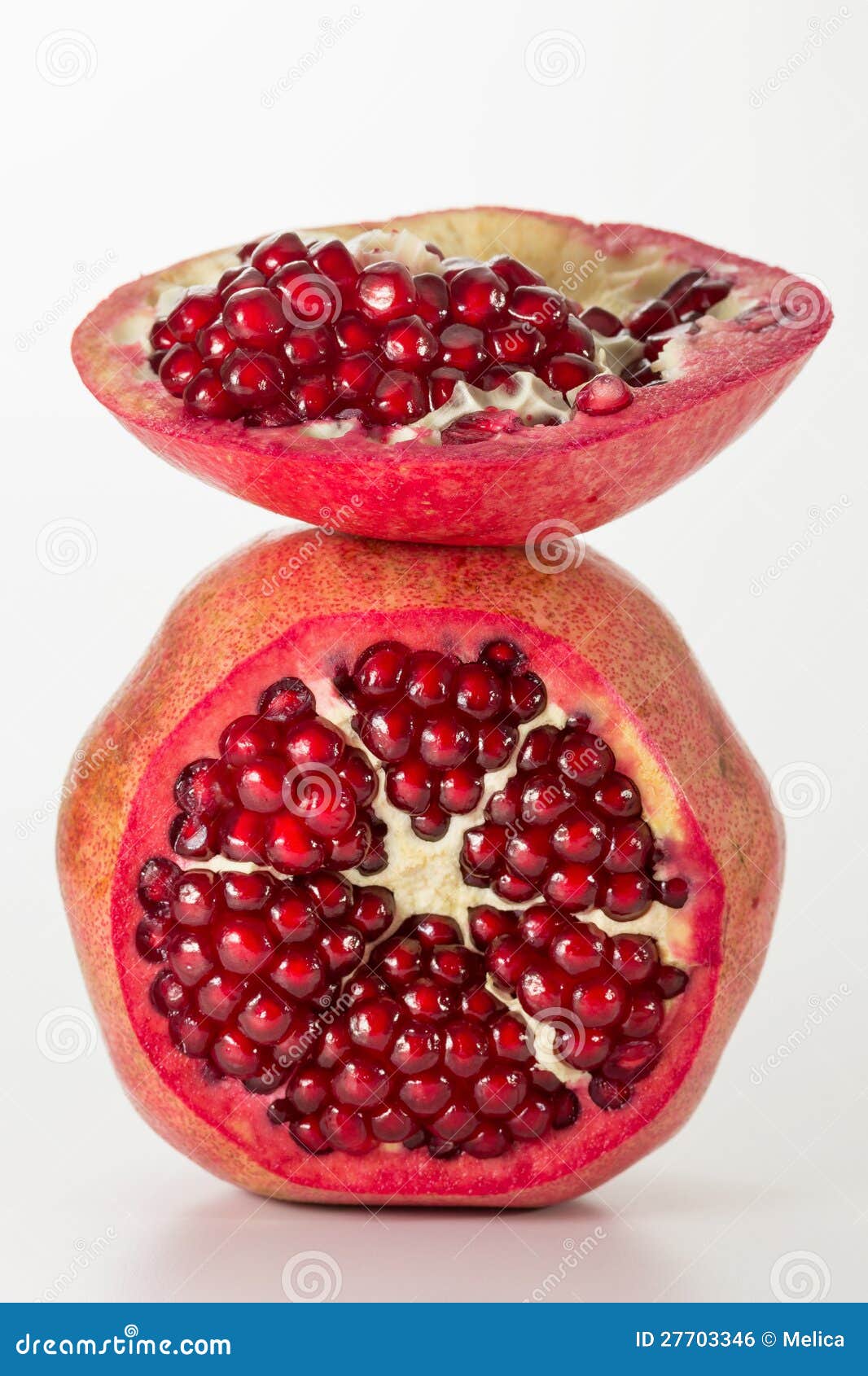 Fresh pomegranates stock photo. Image of cutout, dieting - 27703346