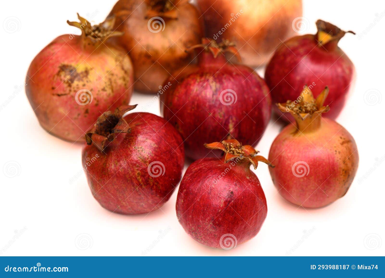 Fresh Pomegranates Food Photography Studio Light 9 Stock Image - Image ...