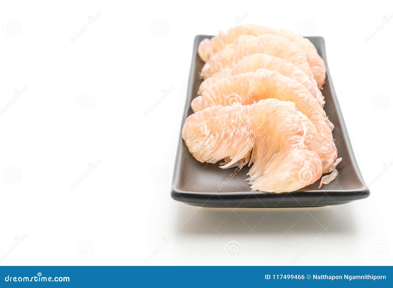 Fresh Pomelo on White Background Stock Photo - Image of diet, green ...