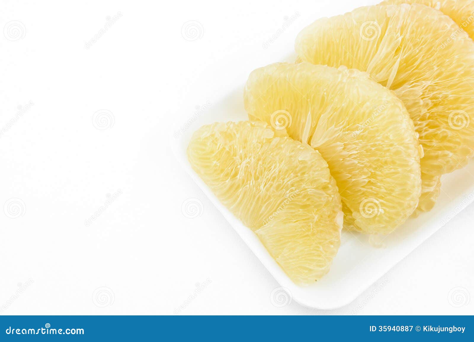 Fresh Pomelo on White Background Stock Image - Image of leaf, freshness ...