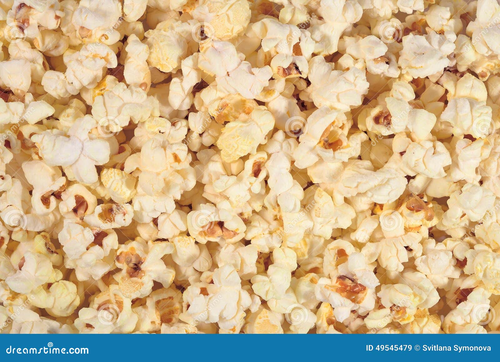 Fresh popcorn background stock image. Image of movie - 49545479