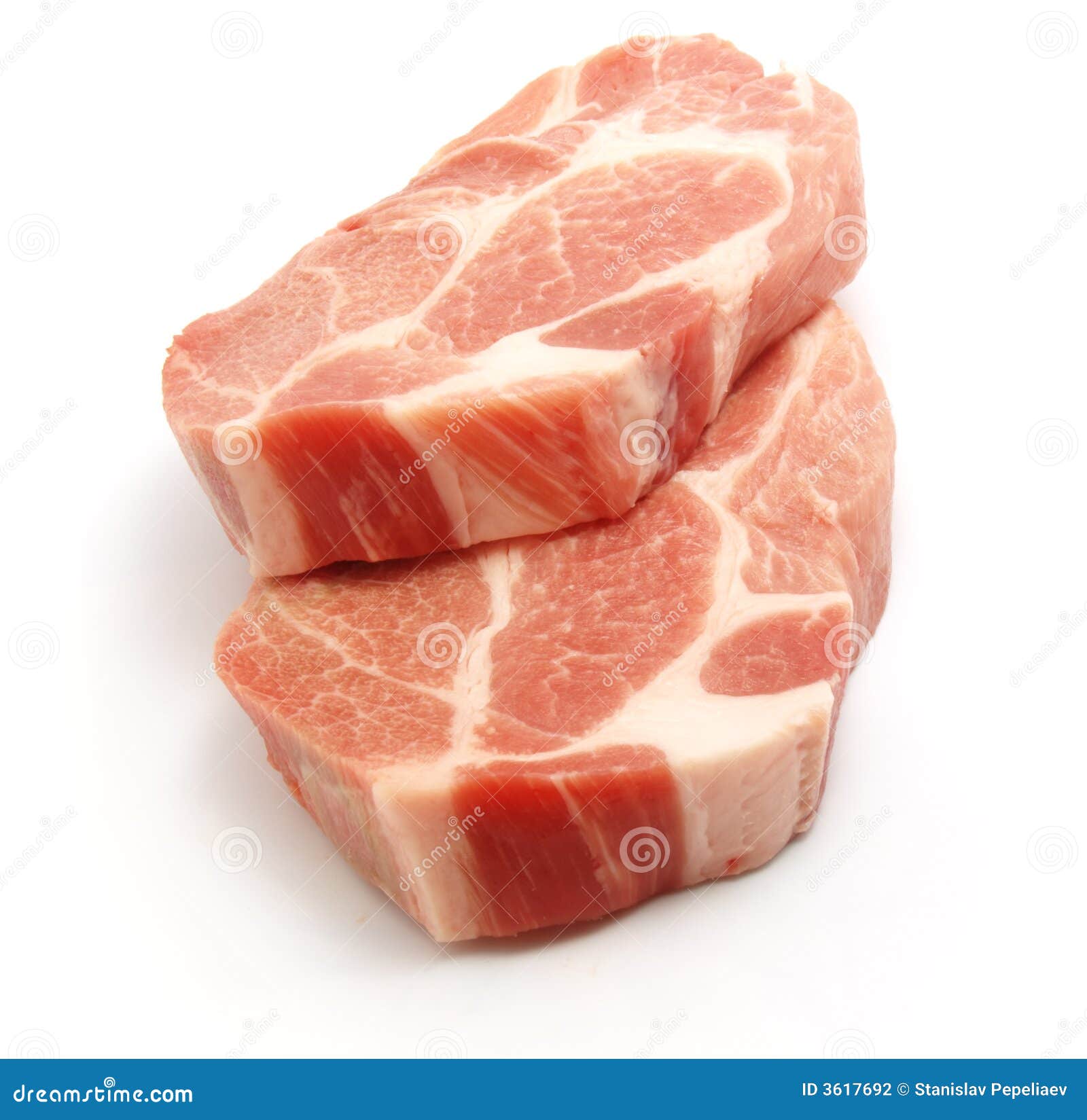 Fresh pork stock photo. Image of pork, meal, pink, thick - 3617692