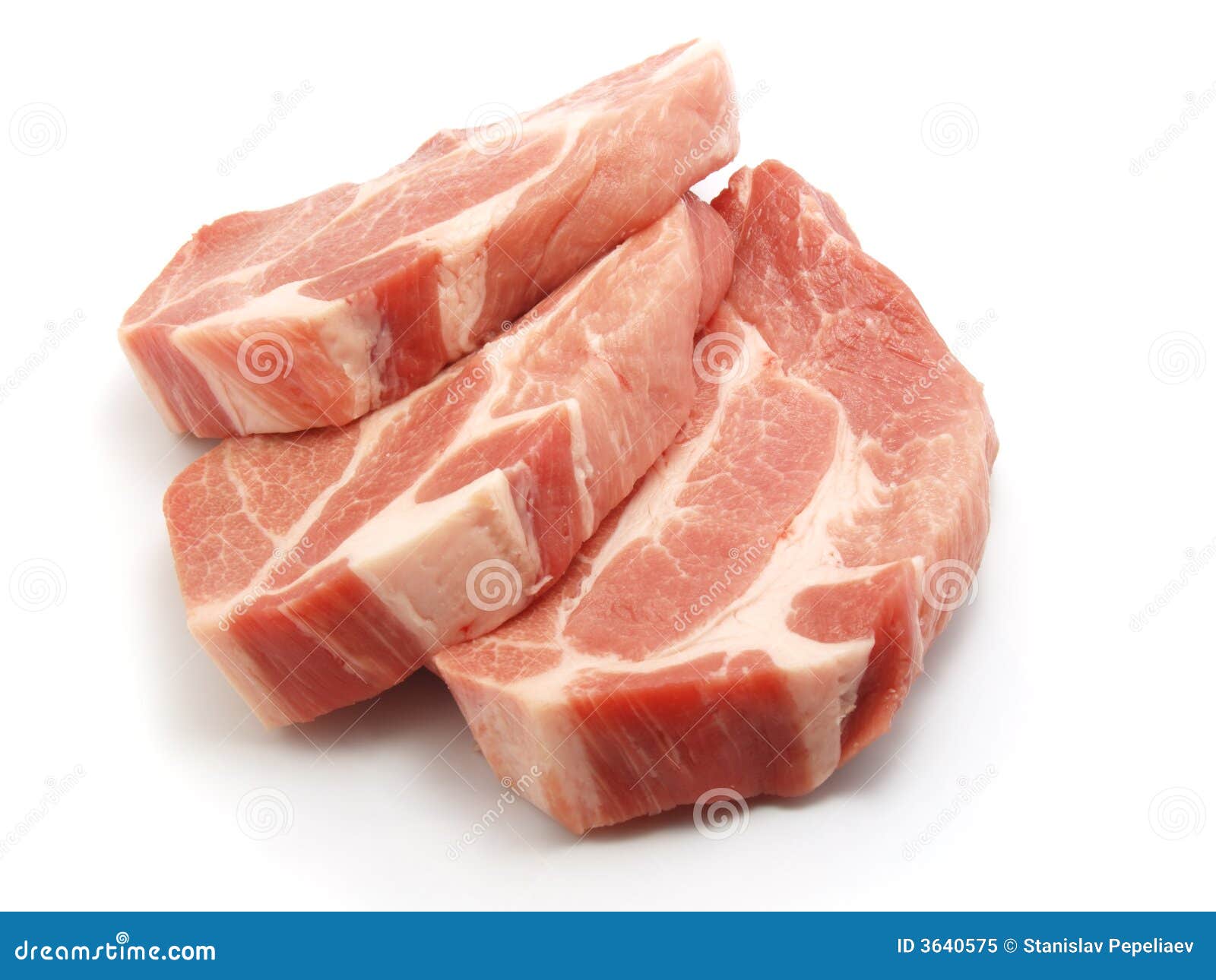 Fresh pork stock image. Image of roast, thick, food, meat - 3640575