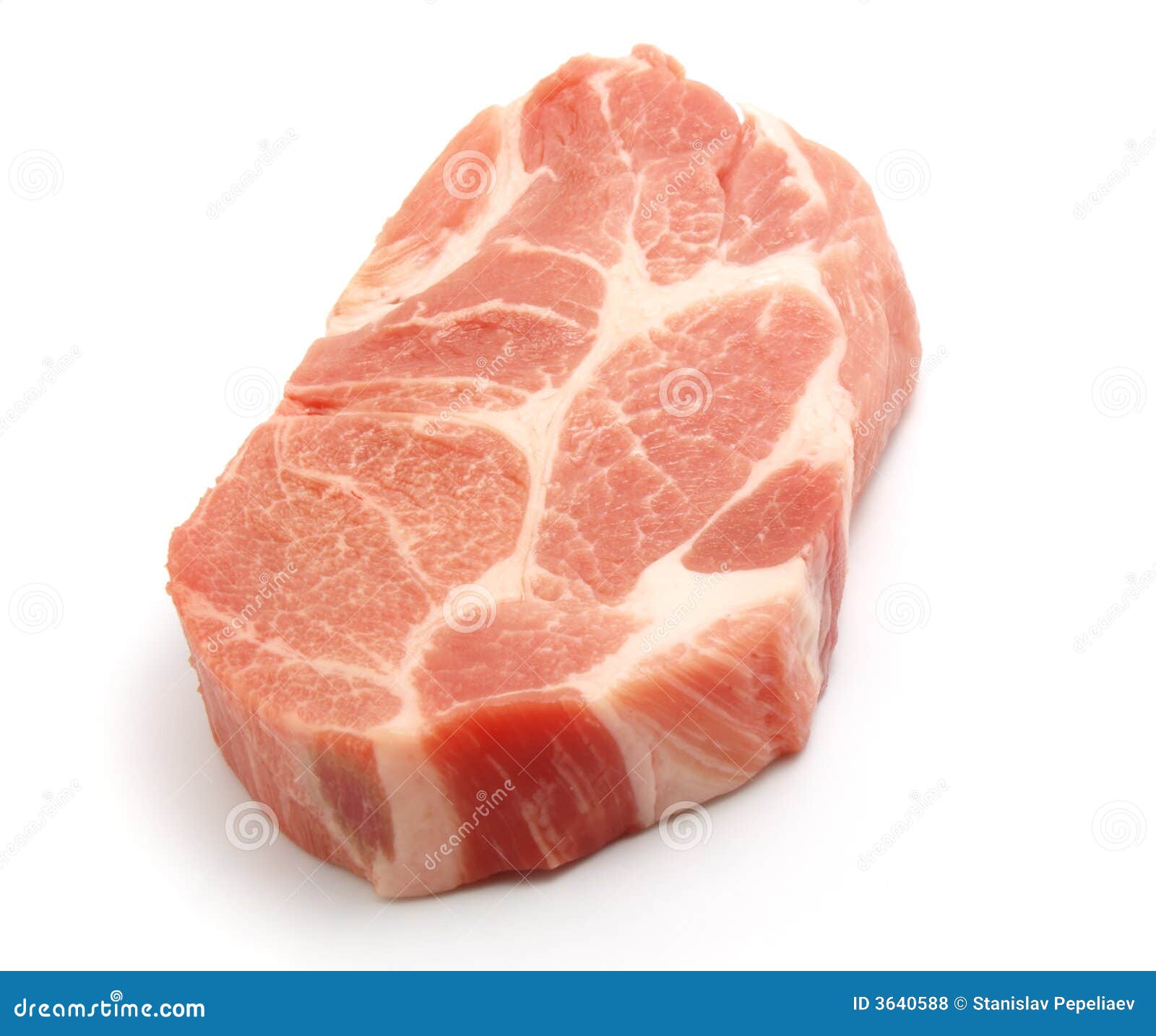 Fresh pork stock photo. Image of cooking, healthy, thick - 3640588