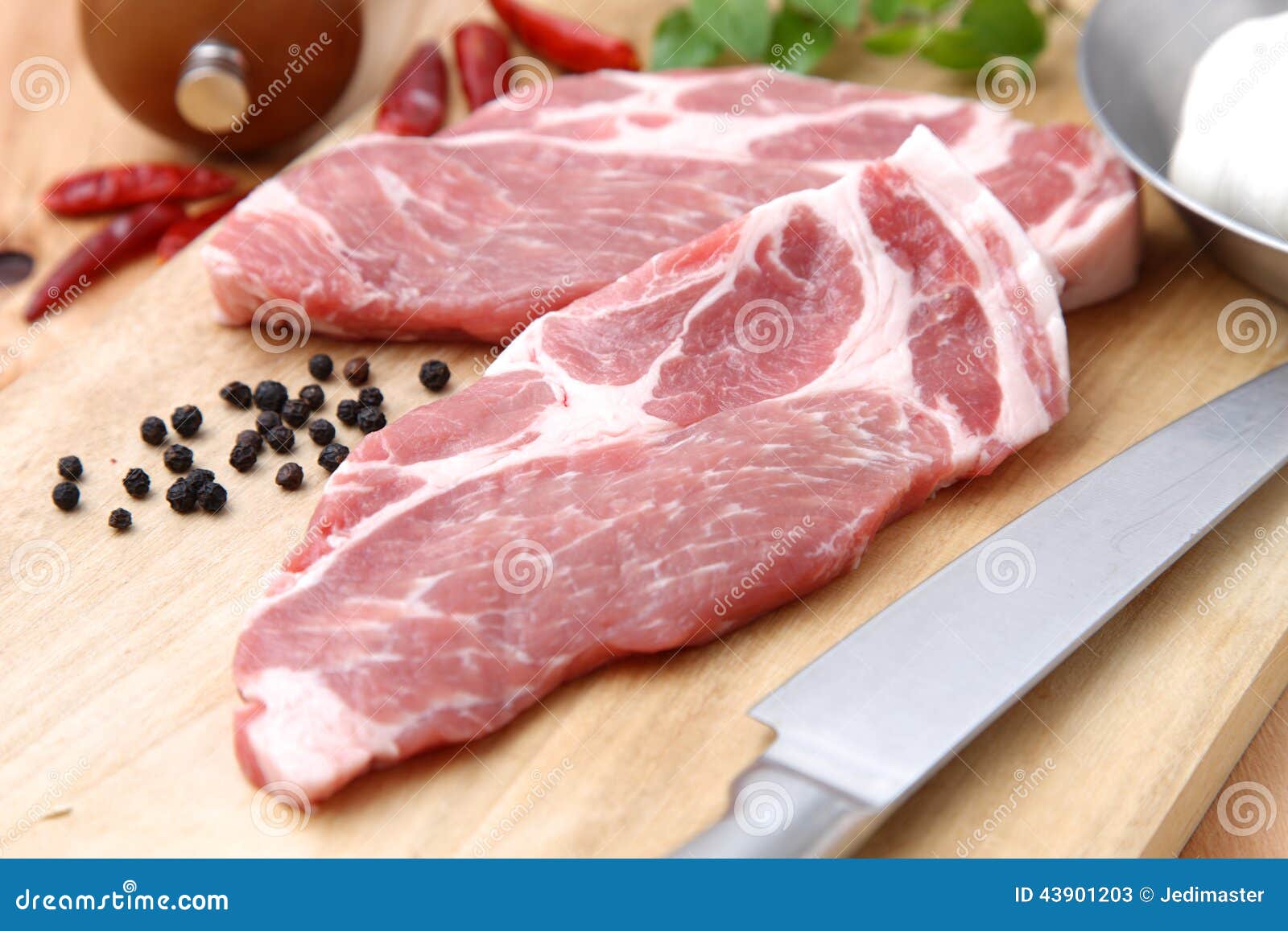 Fresh pork stock image. Image of cuisine, kitchen, butcher - 43901203