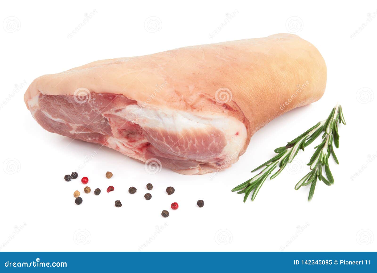 Fresh pork knuckle stock image. Image of kitchen, white - 142345085