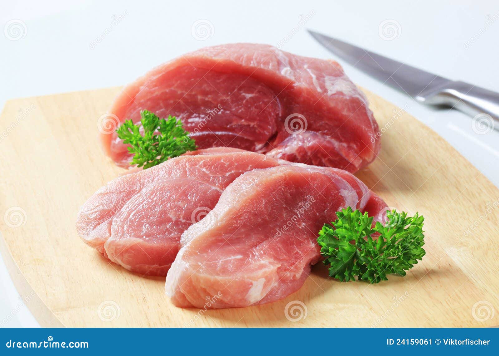 Fresh pork meat stock image. Image of closeup, cutting - 24159061