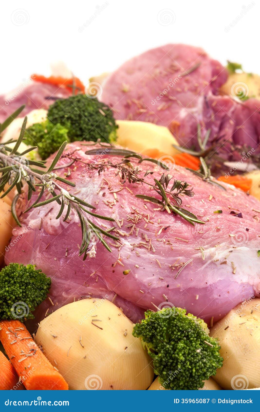 Fresh pork meat stock image. Image of ingredients, christmas - 35965087