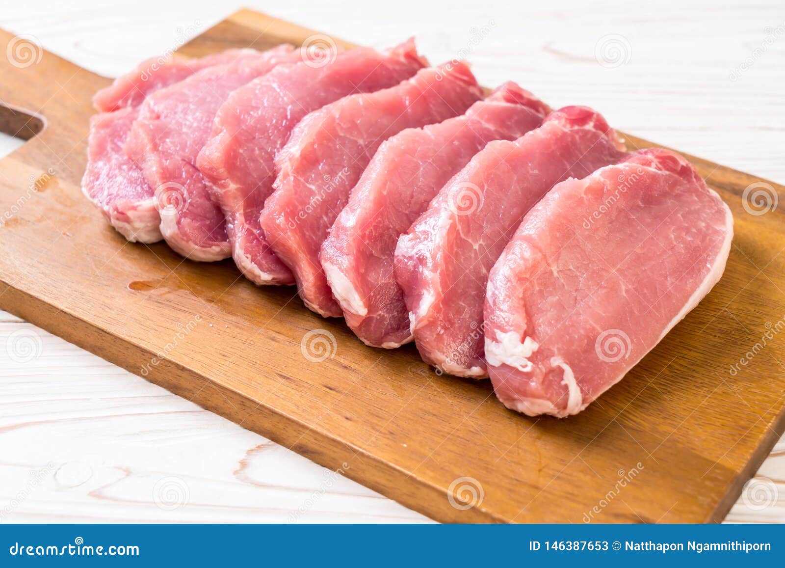 Fresh pork raw fillet stock image. Image of board, beef - 146387653