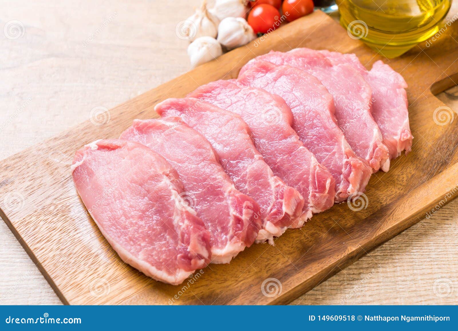 Fresh pork raw fillet stock photo. Image of fillet, fresh - 149609518