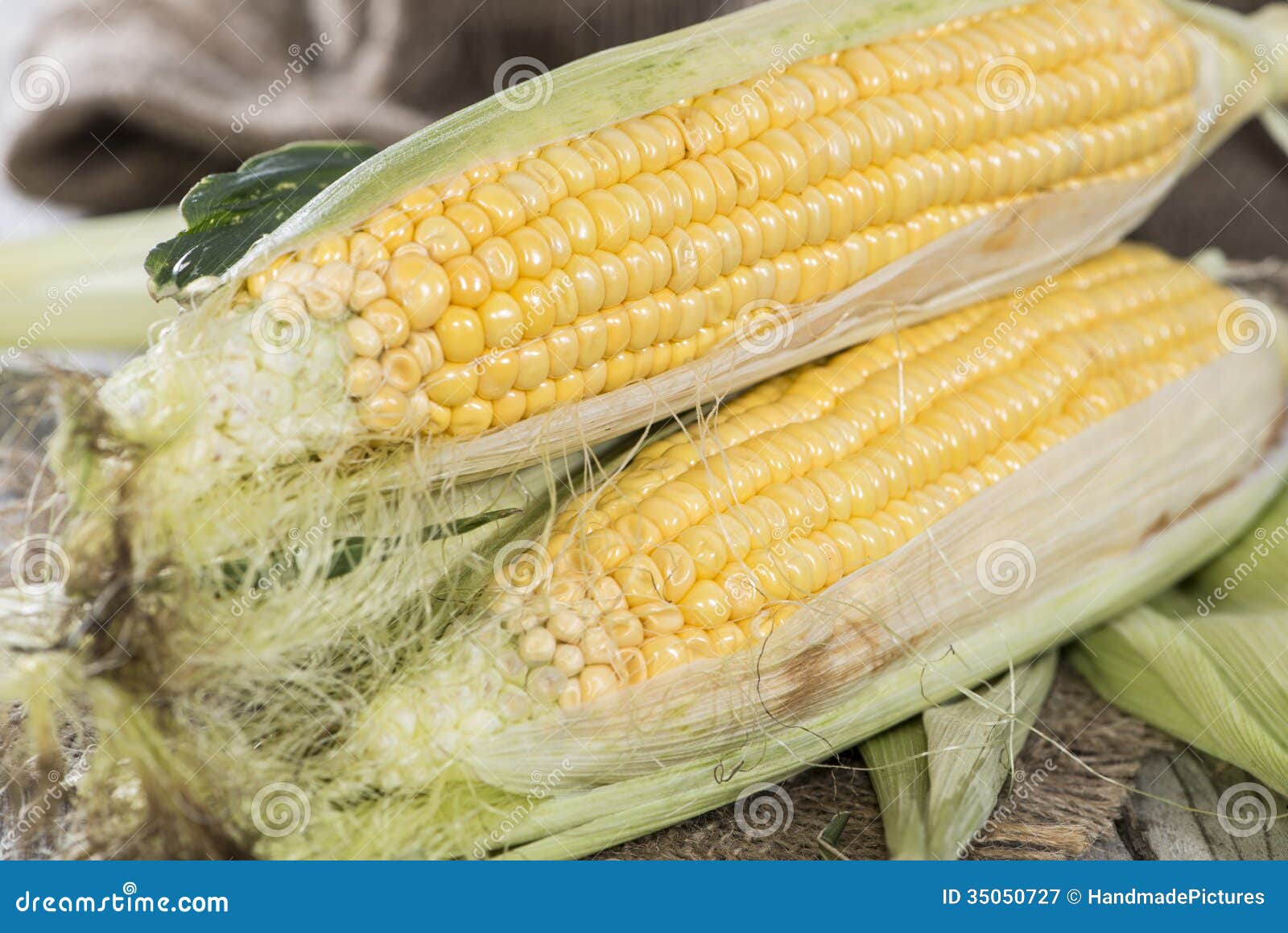Fresh portion of Sweetcorn stock image. Image of sweetcorn - 35050727