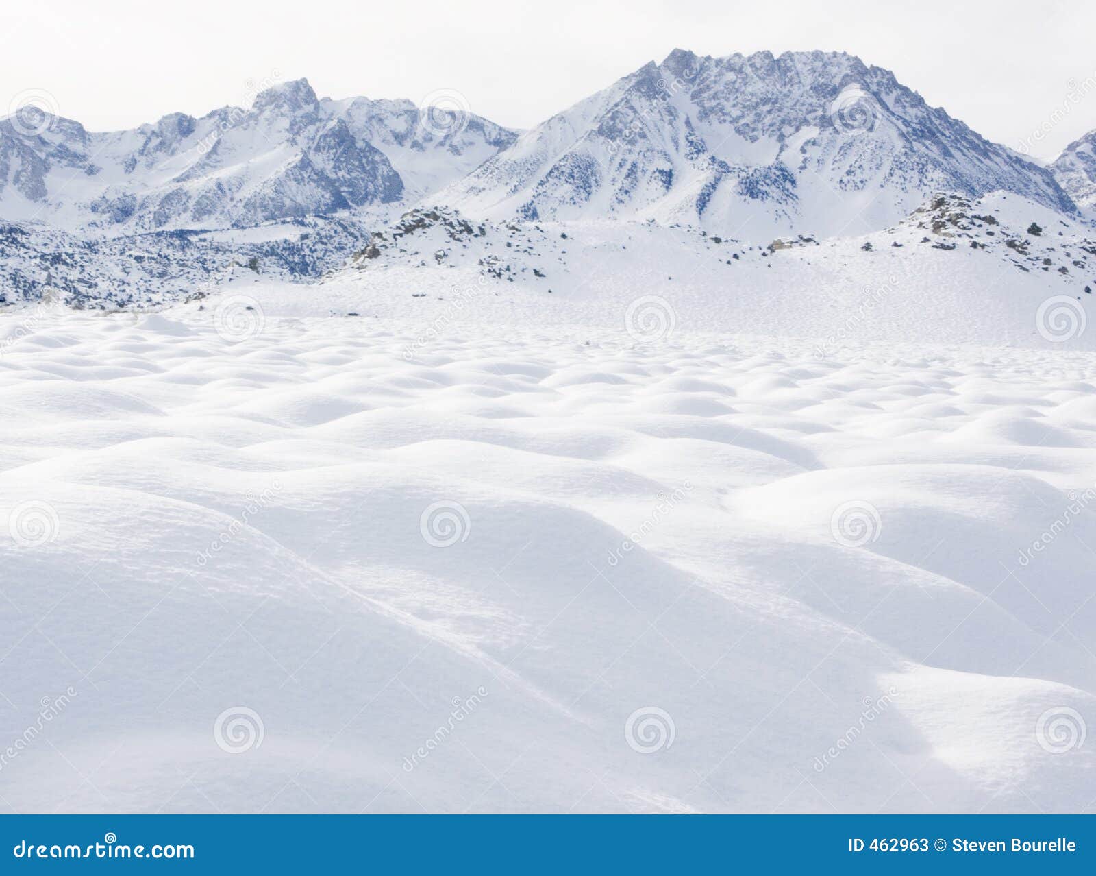 Fresh Powder stock image. Image of mountain, lonely, afternoon - 462963