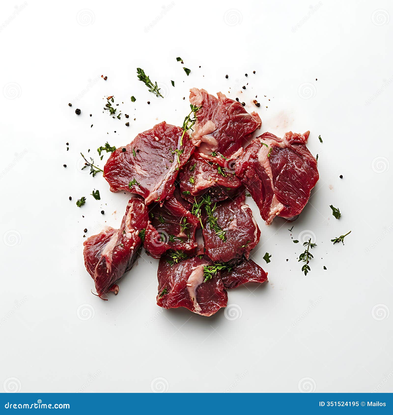 Premium Cuts Of Beef And Red Meat Are Elegantly Stacked And Presented ...