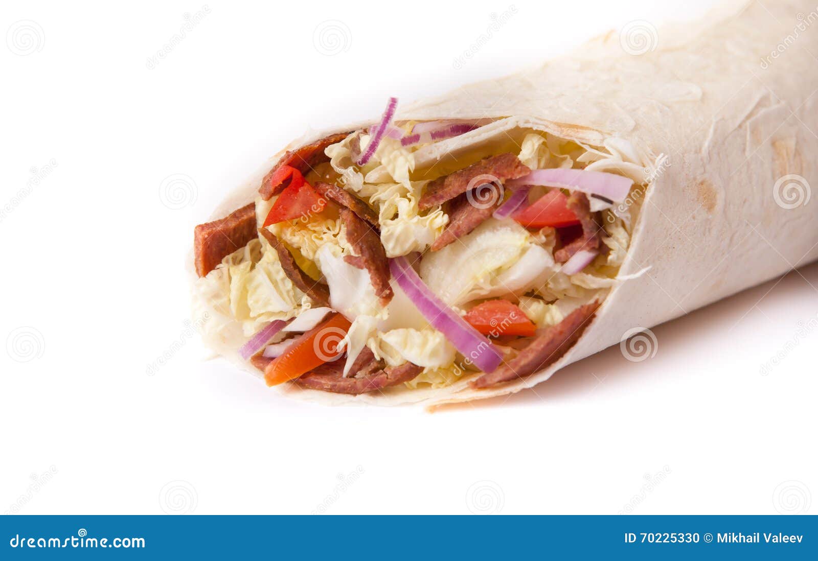 Fresh prepared shawarma stock photo. Image of barbecue - 70225330