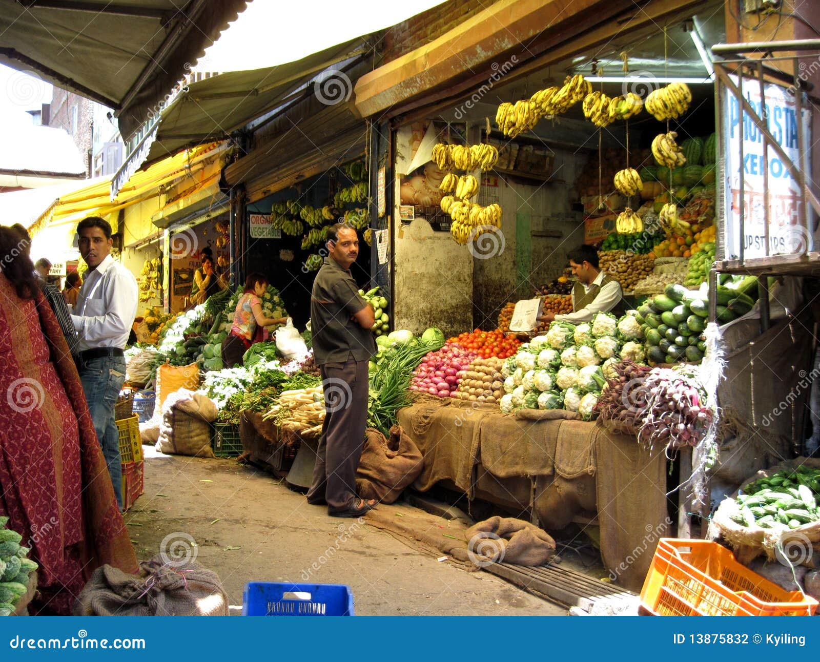 Fresh Produce Market in India Editorial Photography - Image of ...