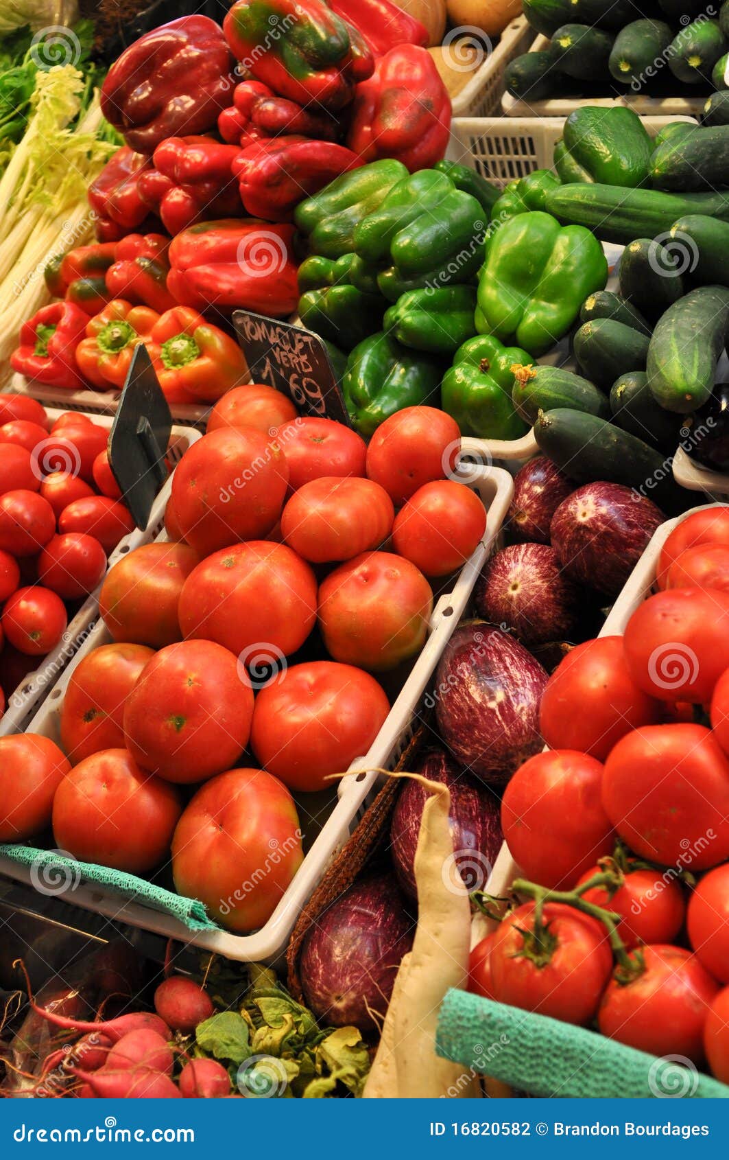Fresh Produce for Sale at Market Stock Photo - Image of organic, sale ...