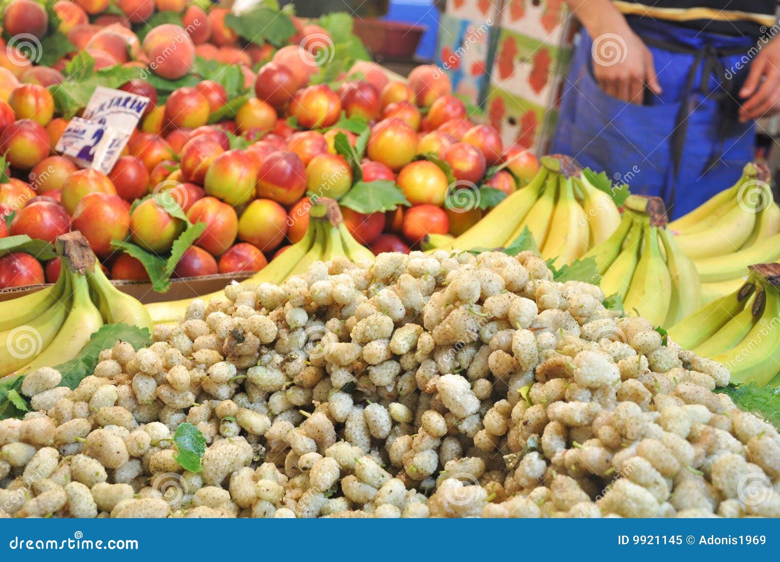 Fresh produce table stock image. Image of peanut, nectarine - 9921145