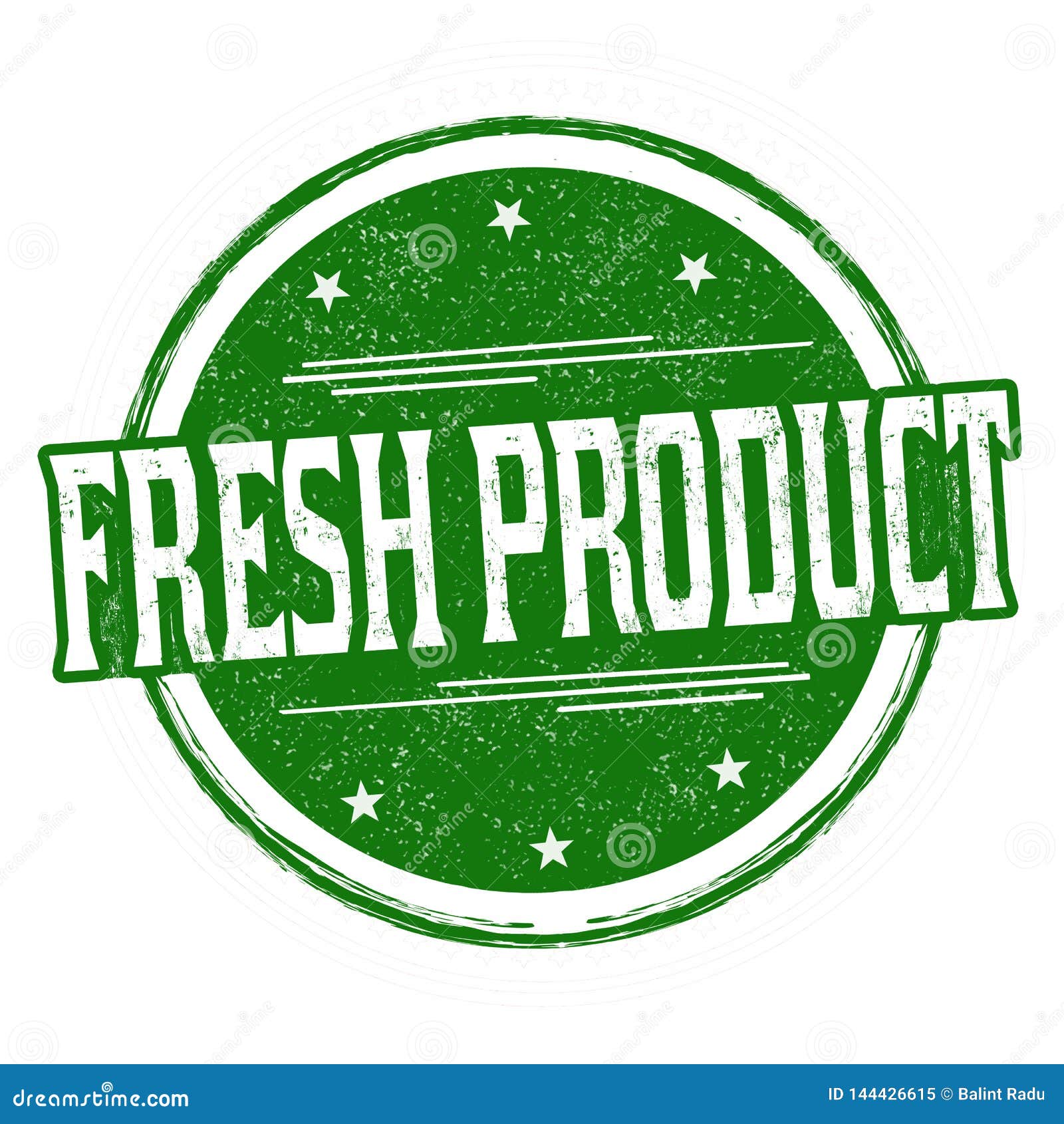 Fresh Product Sign or Stamp Stock Vector - Illustration of banner ...