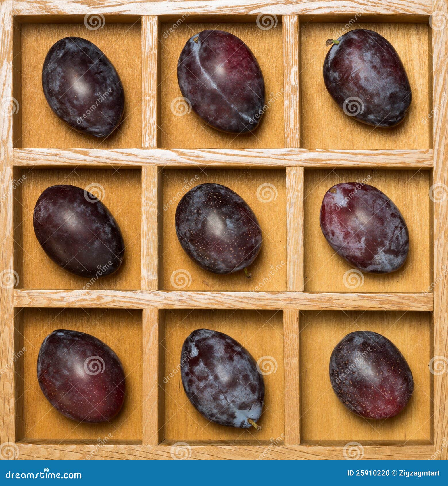Fresh Prune Plums in Shadow Box Stock Photo - Image of prunes, organic ...
