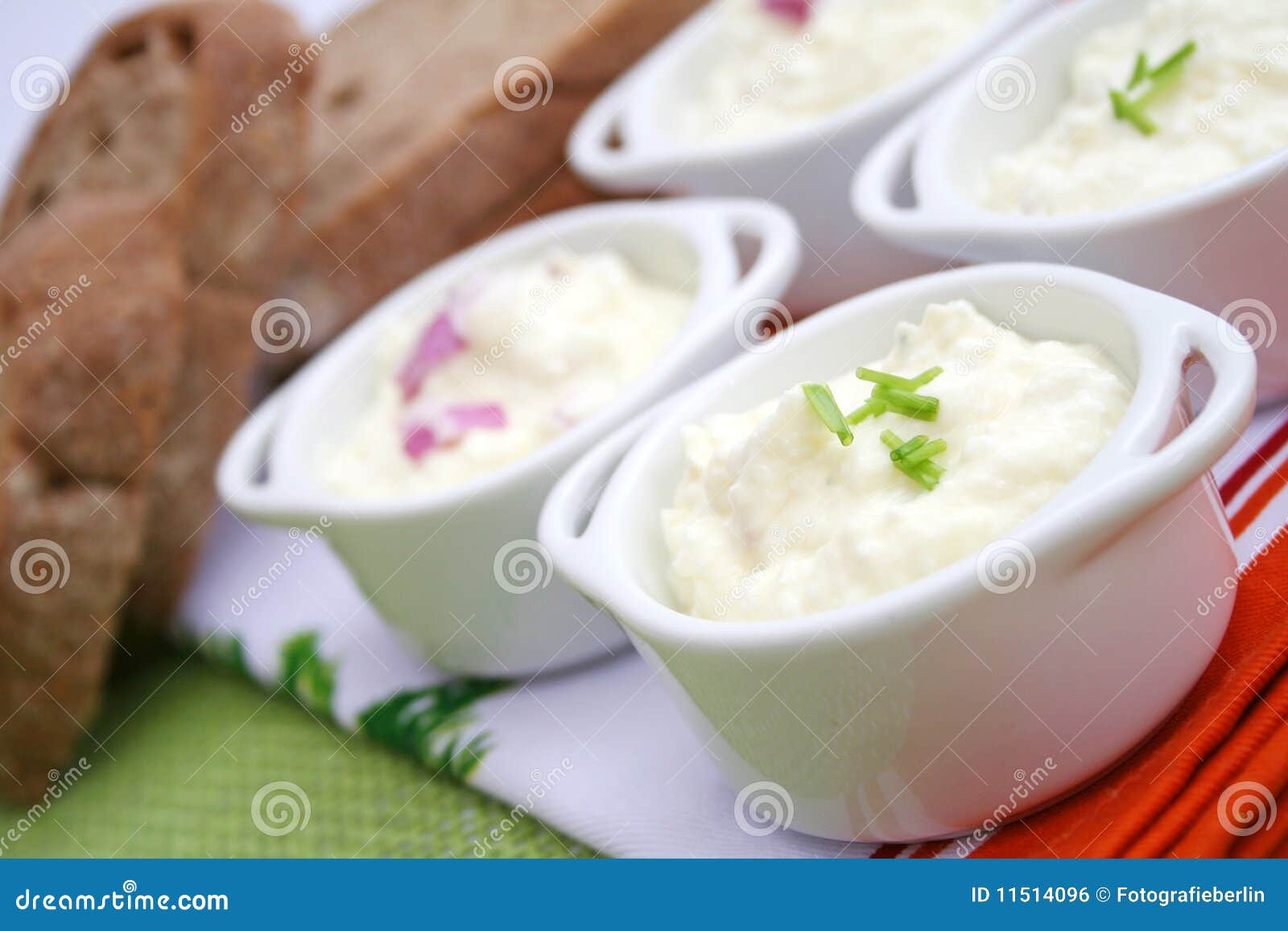 Fresh quark stock photo. Image of spices, milkproduct - 11514096