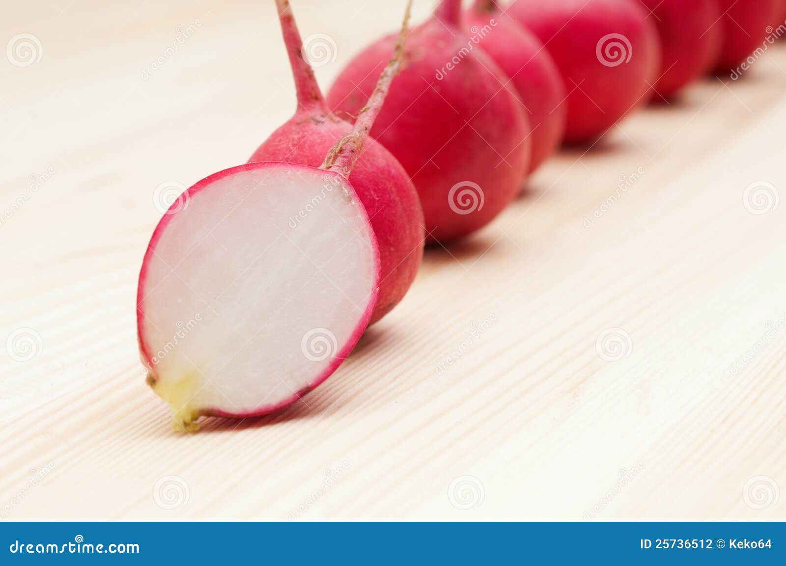 Fresh raddish stock photo. Image of small, natural, background - 25736512