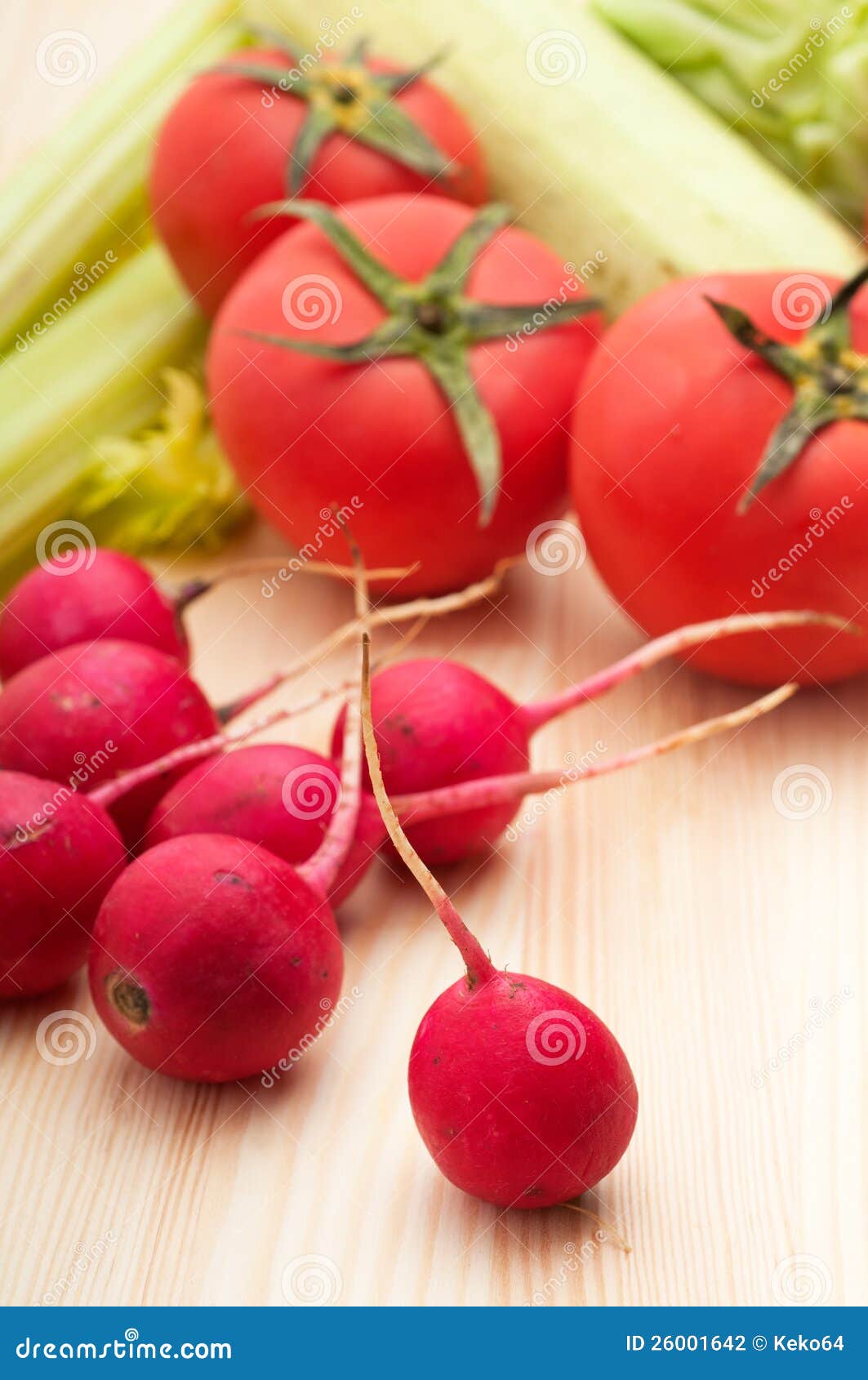 Fresh Raddish and Vegetables Stock Photo - Image of cabbnage, bulb ...