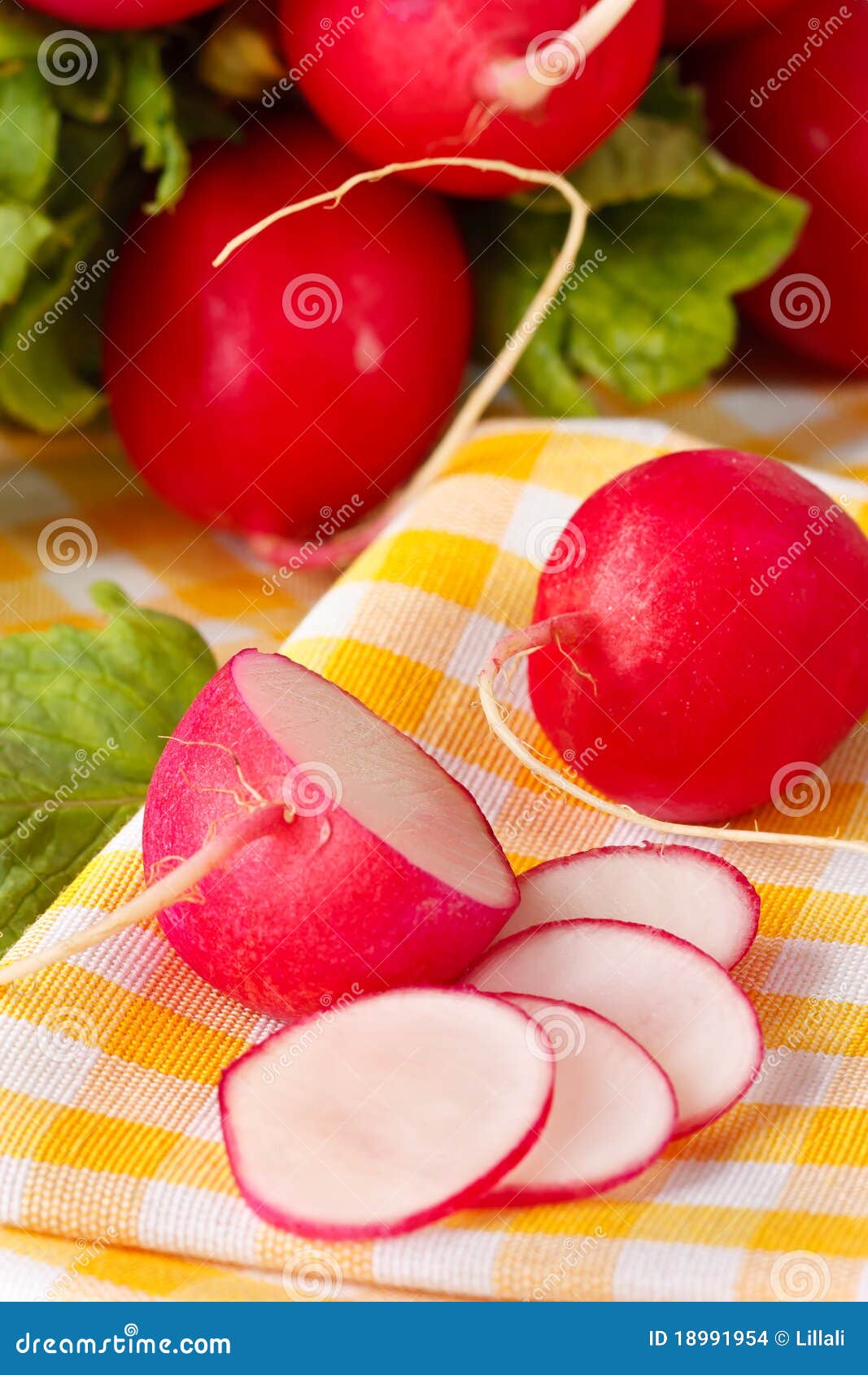 Fresh radish. stock photo. Image of slice, juicy, vegetarian - 18991954