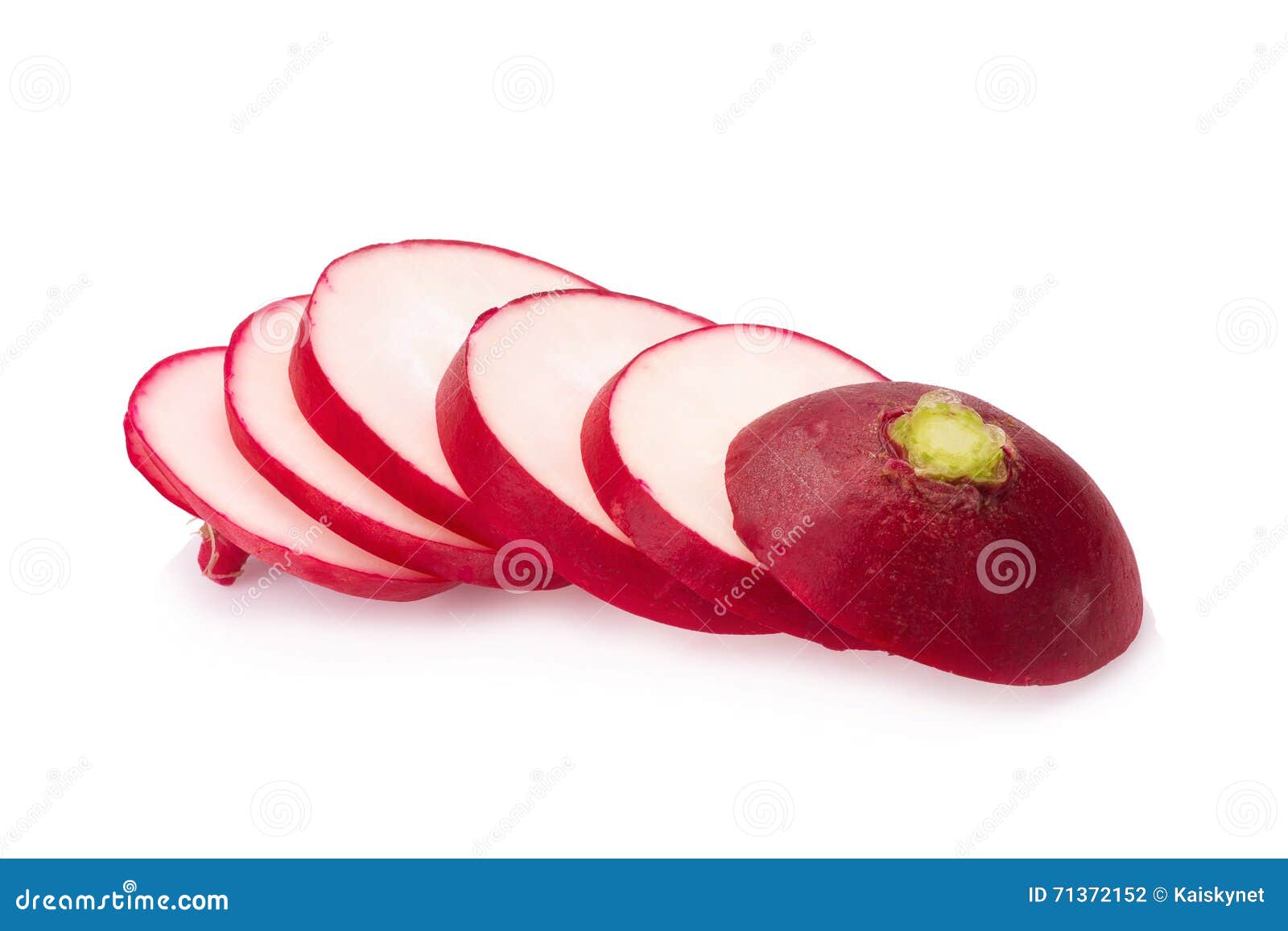 Fresh Radishes on White Background Stock Photo - Image of natural ...