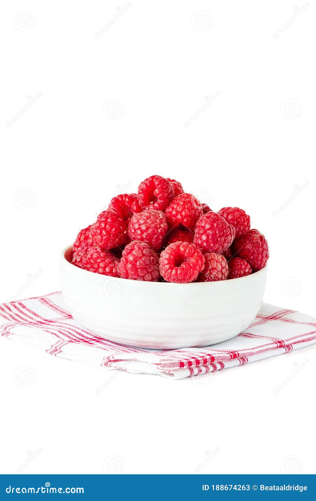 Fresh Raspberries in a Bowl Stock Image - Image of produce, fruit ...