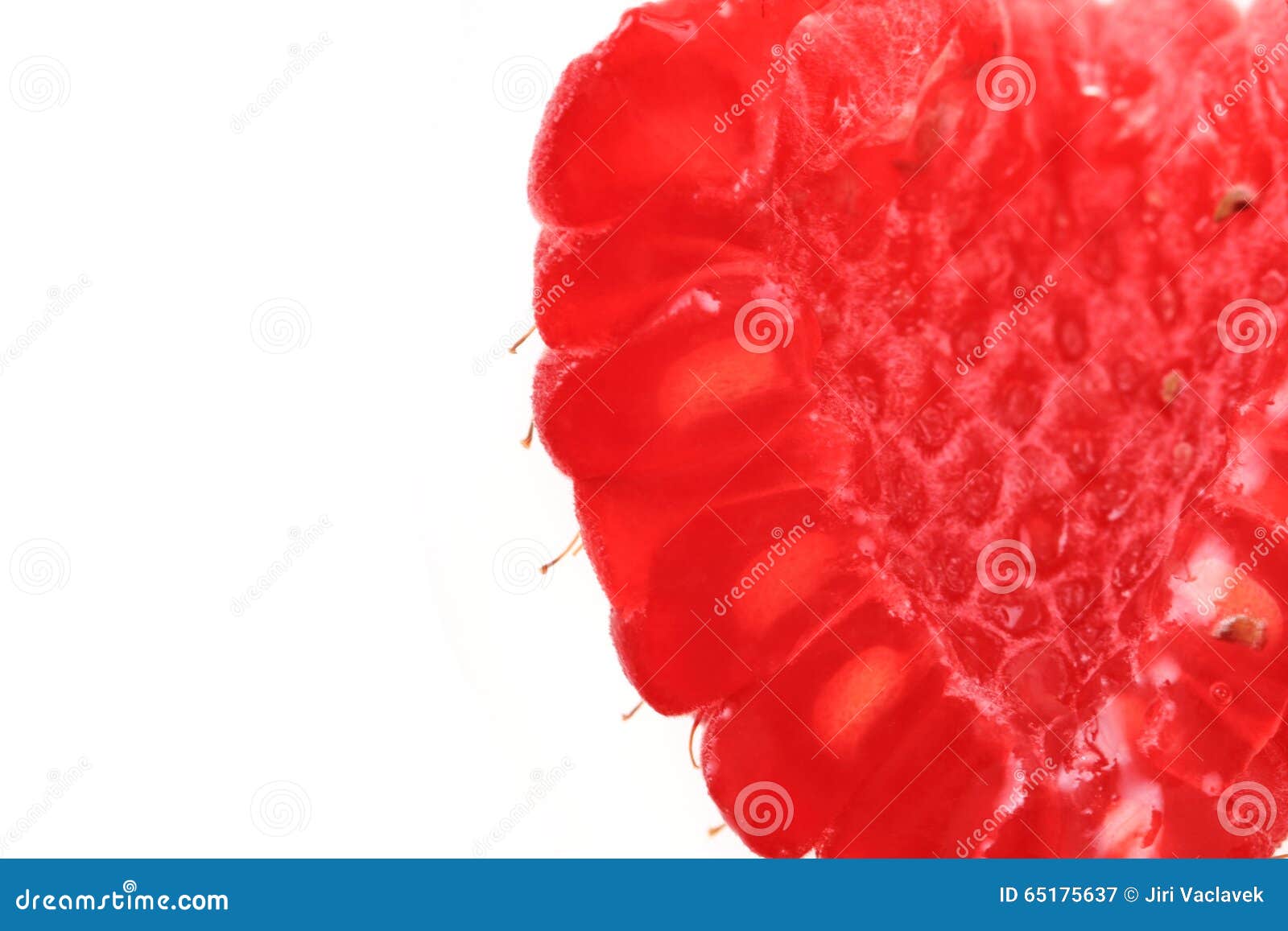 Fresh raspberry isolated stock image. Image of delicious - 65175637