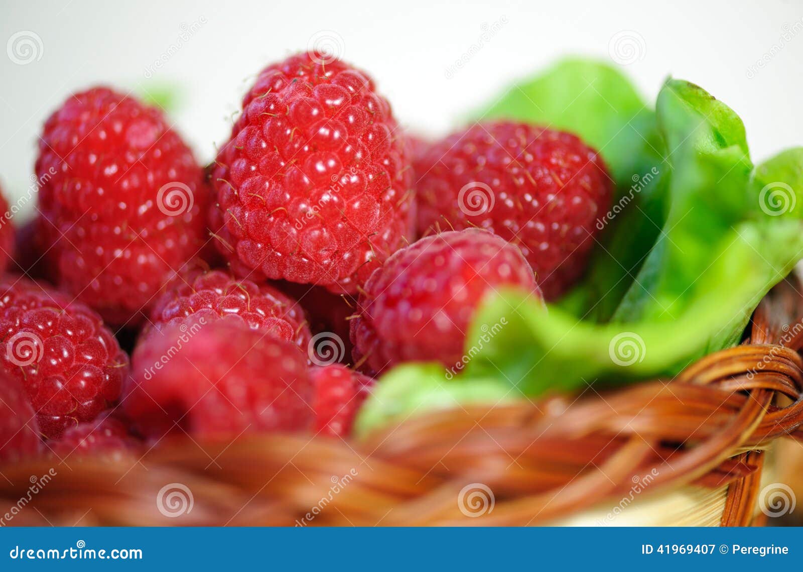 Fresh raspberry stock image. Image of closeup, basket - 41969407