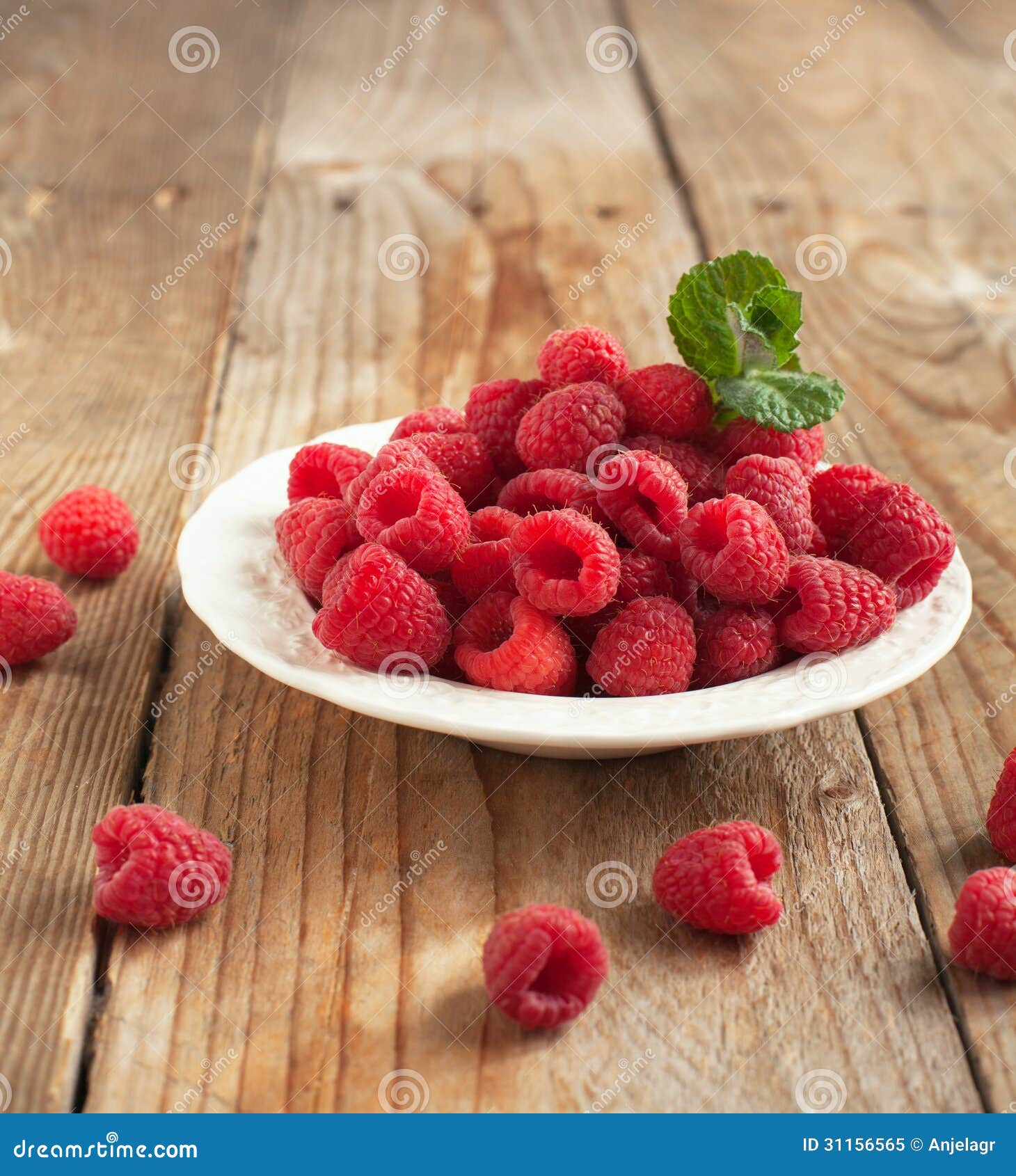 Fresh raspberry in plate. stock image. Image of plate - 31156565